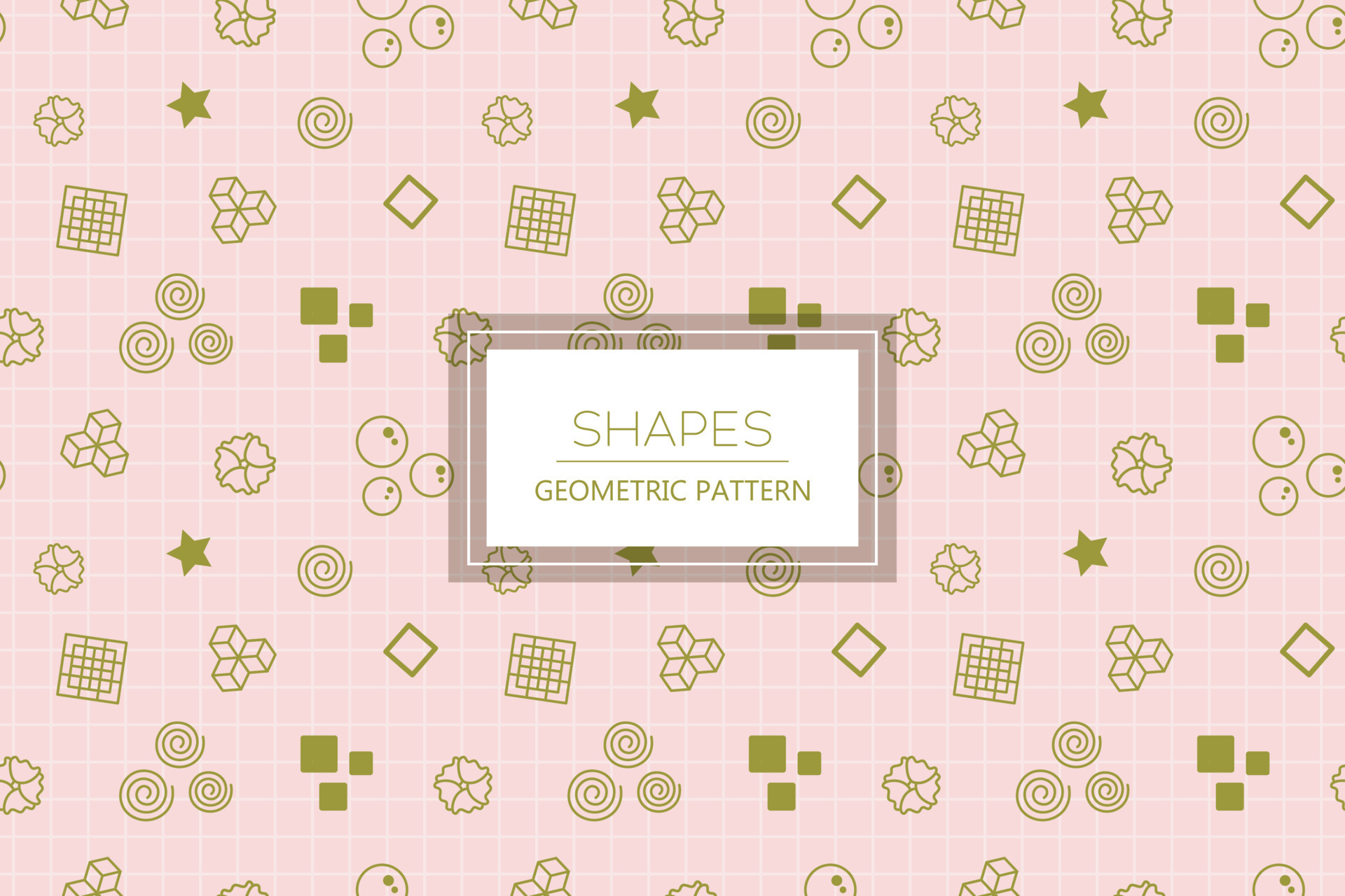 Geometric vector shapes seamless pattern 8828582 Vector Art at Vecteezy