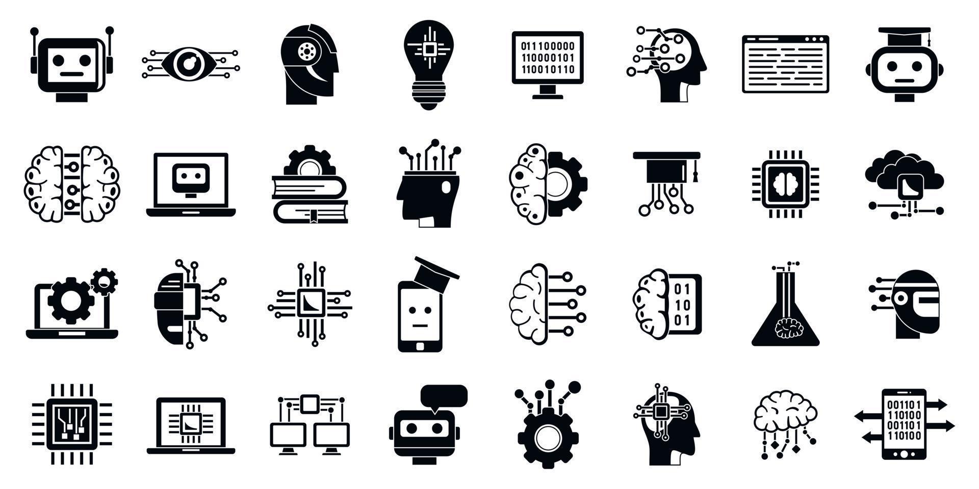 Machine learning data icons set, simple style 8845066 Vector Art at ... Machine learning data icons set, simple style 8845066 Vector Art at ...