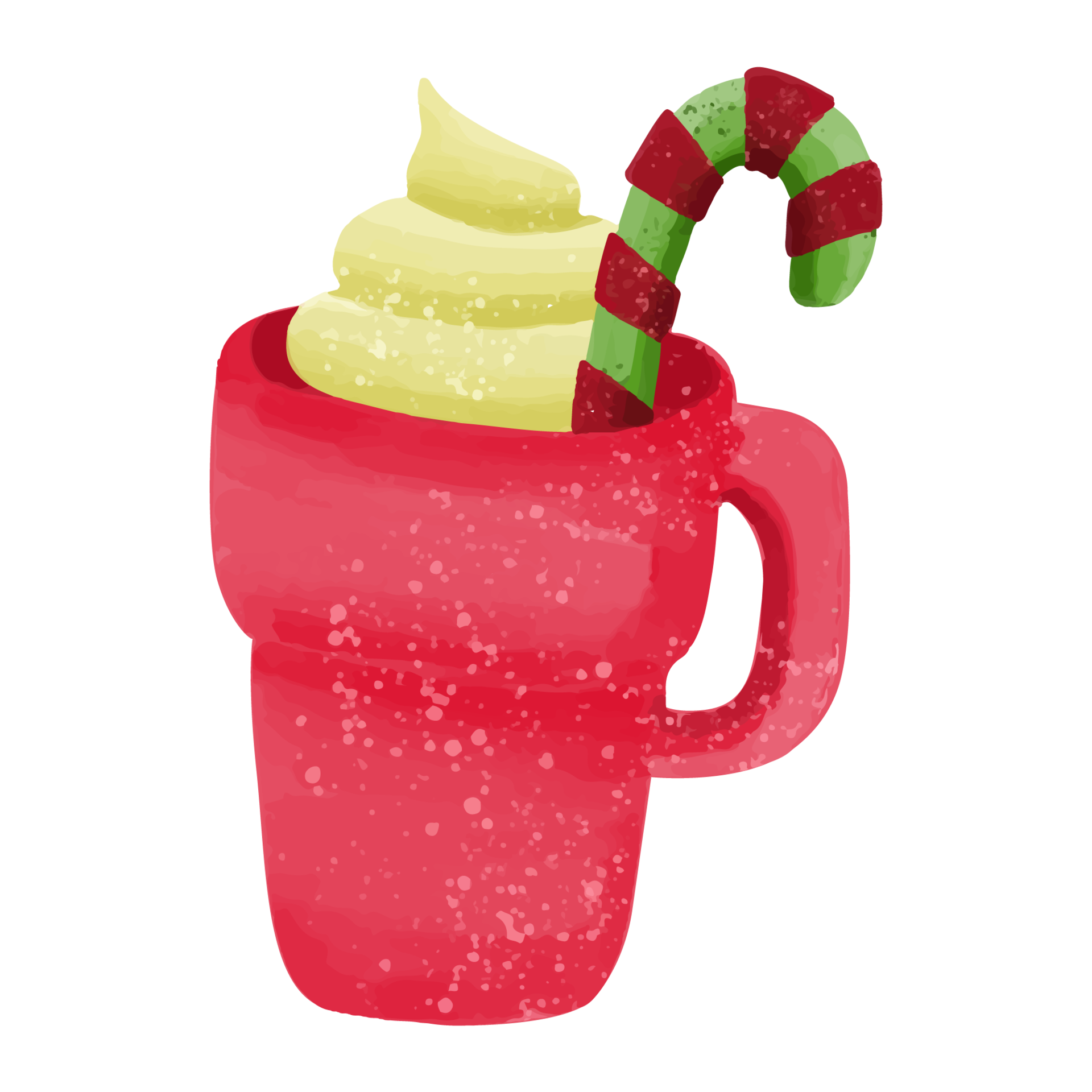 Watercolor Coffee Cup, Hand painted Christmas decoration 8848759 PNG