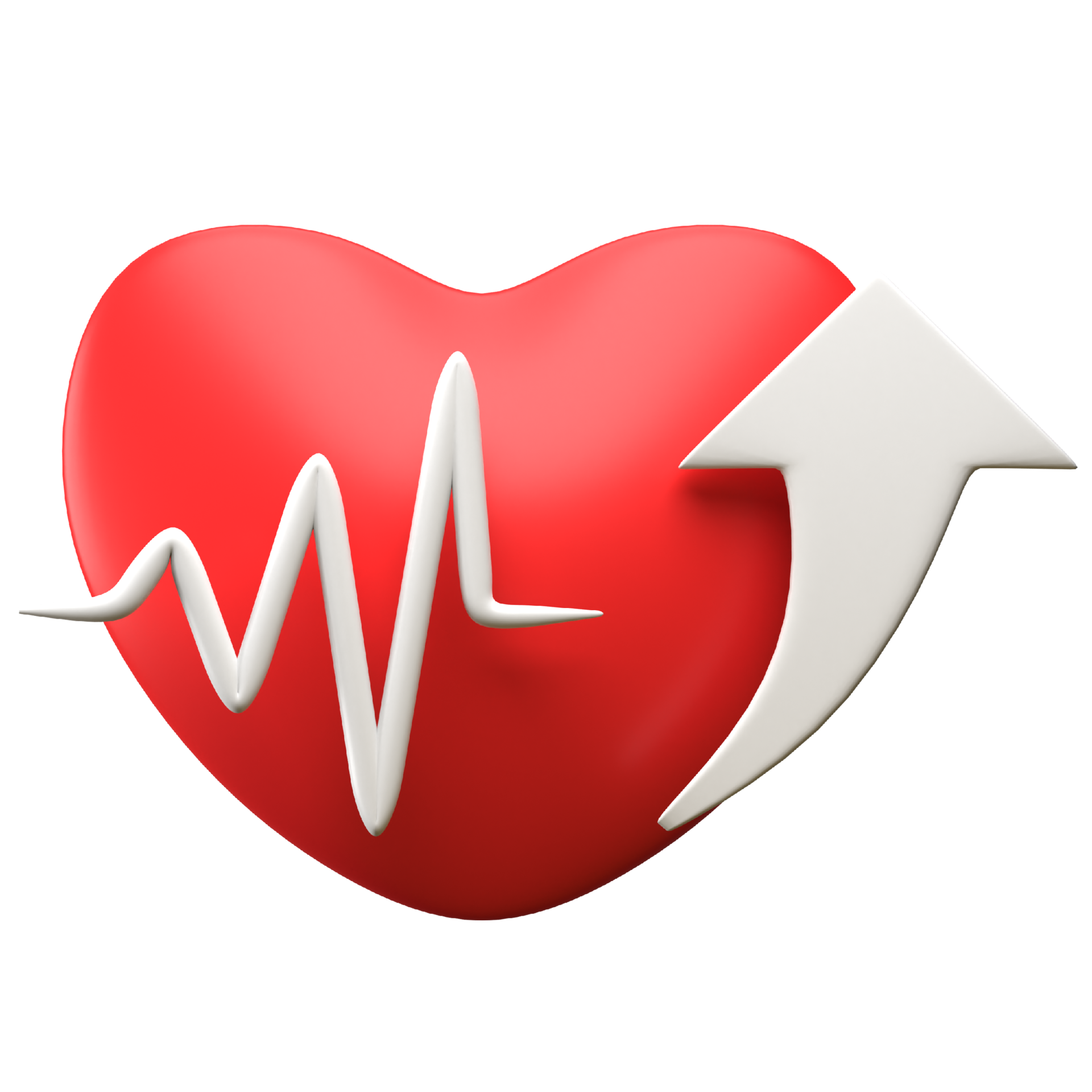Fr quence Cardiaque lev e Illustration 3d 8854708 PNG