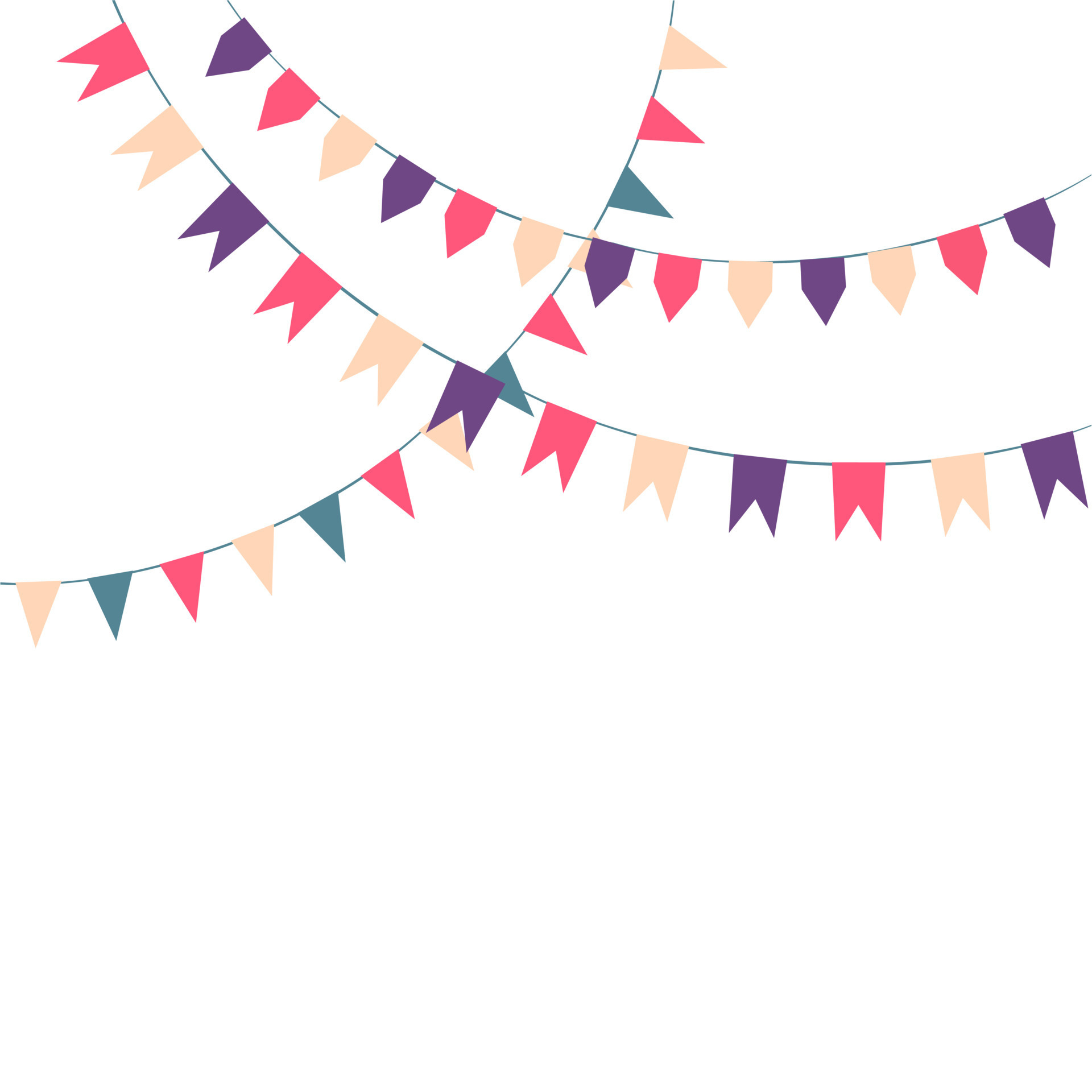 Vector Illustration of Colorful Garlands on white background. Rainbow ... Vector Illustration of Colorful Garlands on white background. Rainbow ...