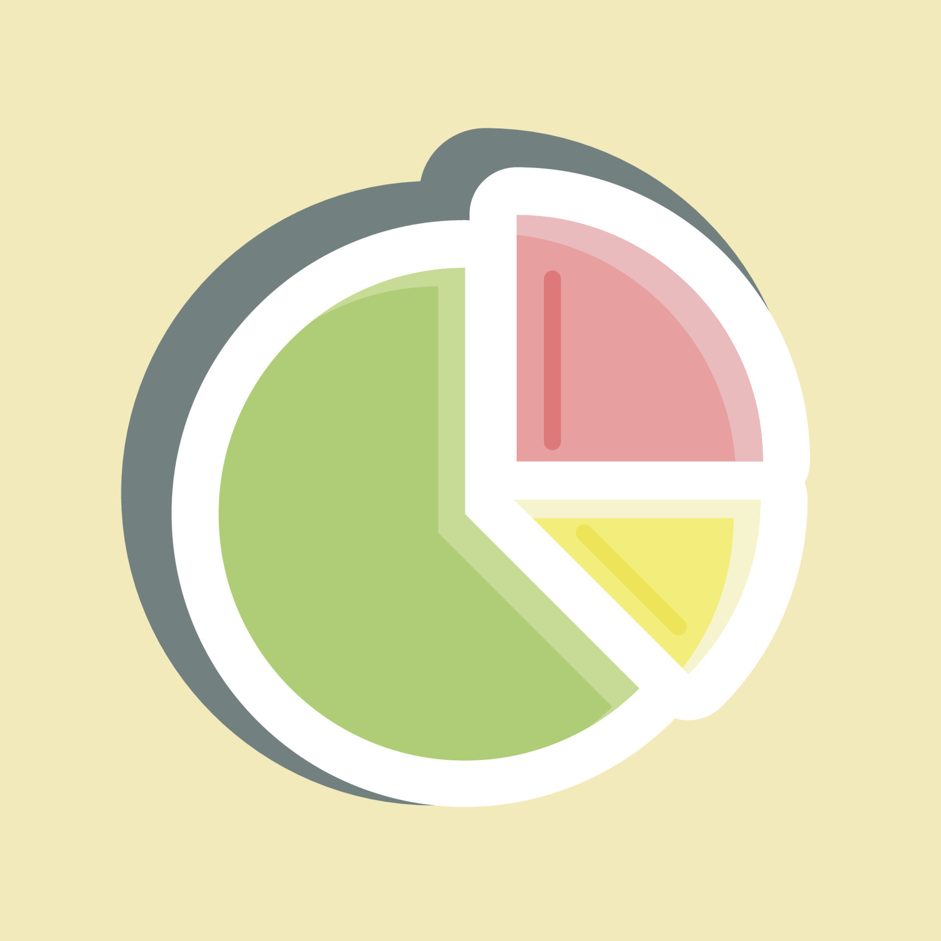 Sticker Analytics Suitable For Startup Symbol Simple Design Editable Design Template Vector