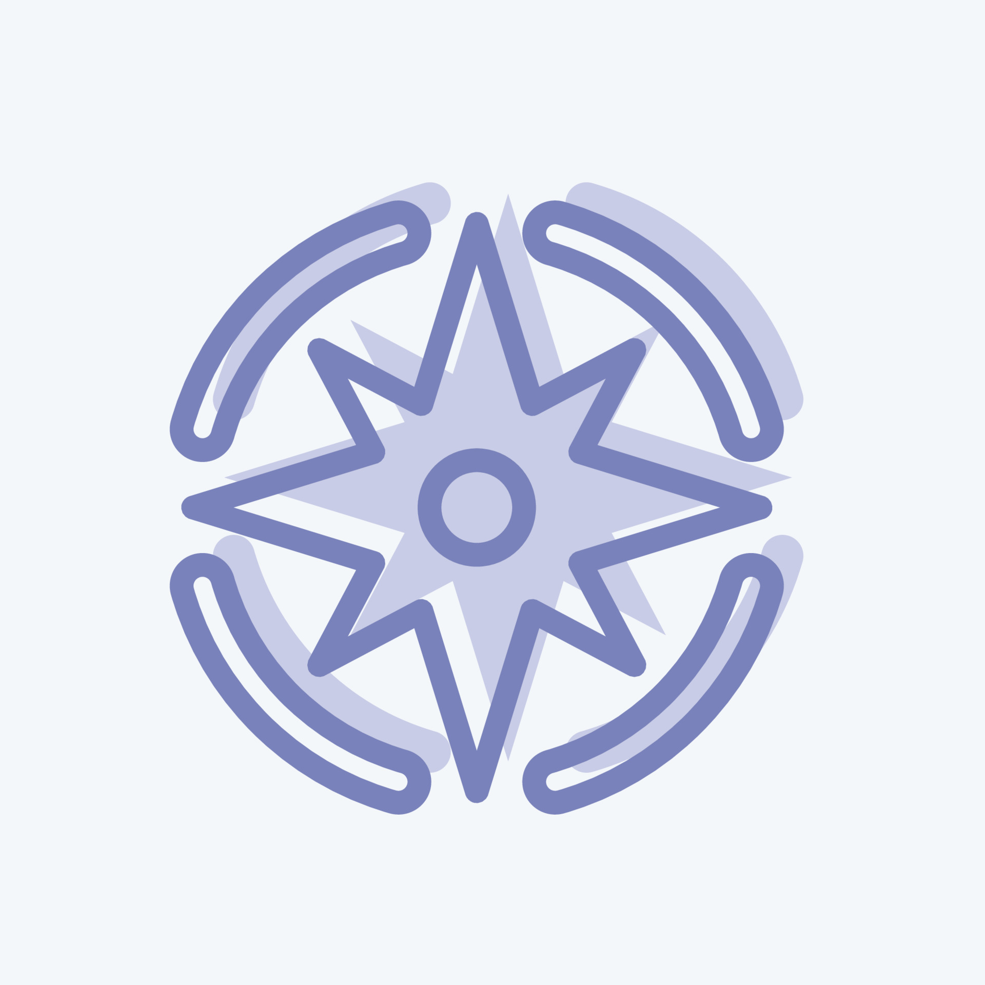 Icon Navigation Suitable For Startup Symbol Two Tone Style Simple
