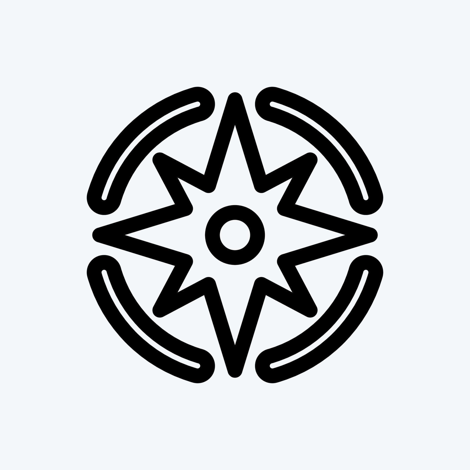 Icon Navigation Suitable For Startup Symbol Line Style Simple Design