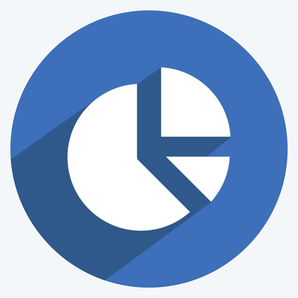 Icon Analytics Suitable For Startup Symbol Long Shadow Style Simple Design Editable Design