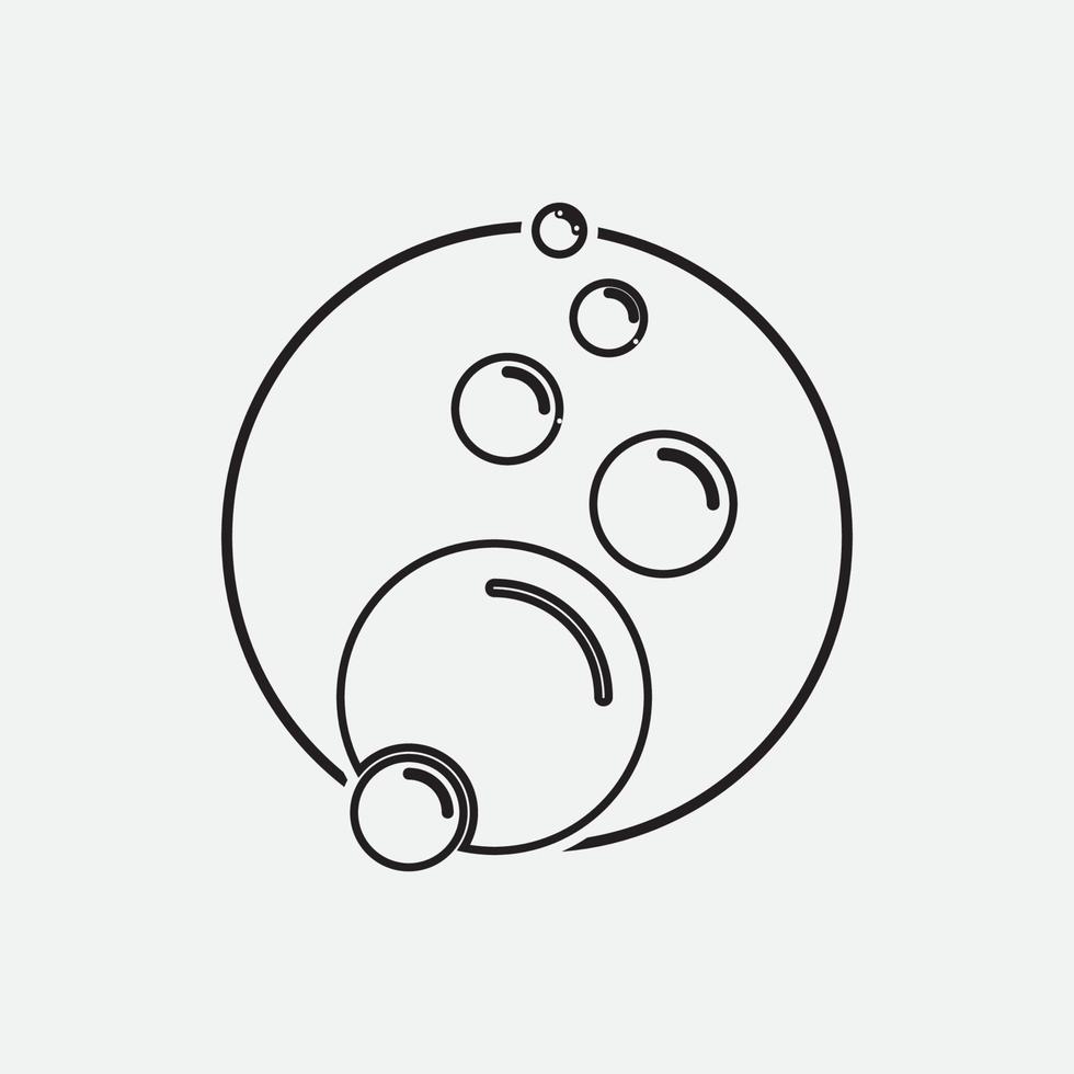 Bubble icon vector 8865293 Vector Art at Vecteezy