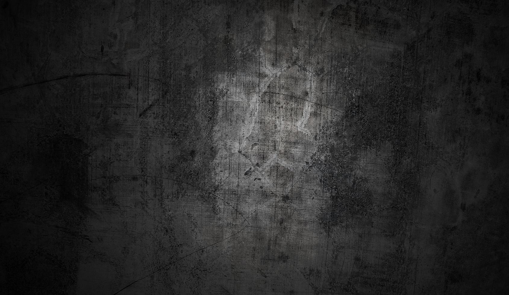 Dark and black wall halloween background concept. Black concrete dusty ...