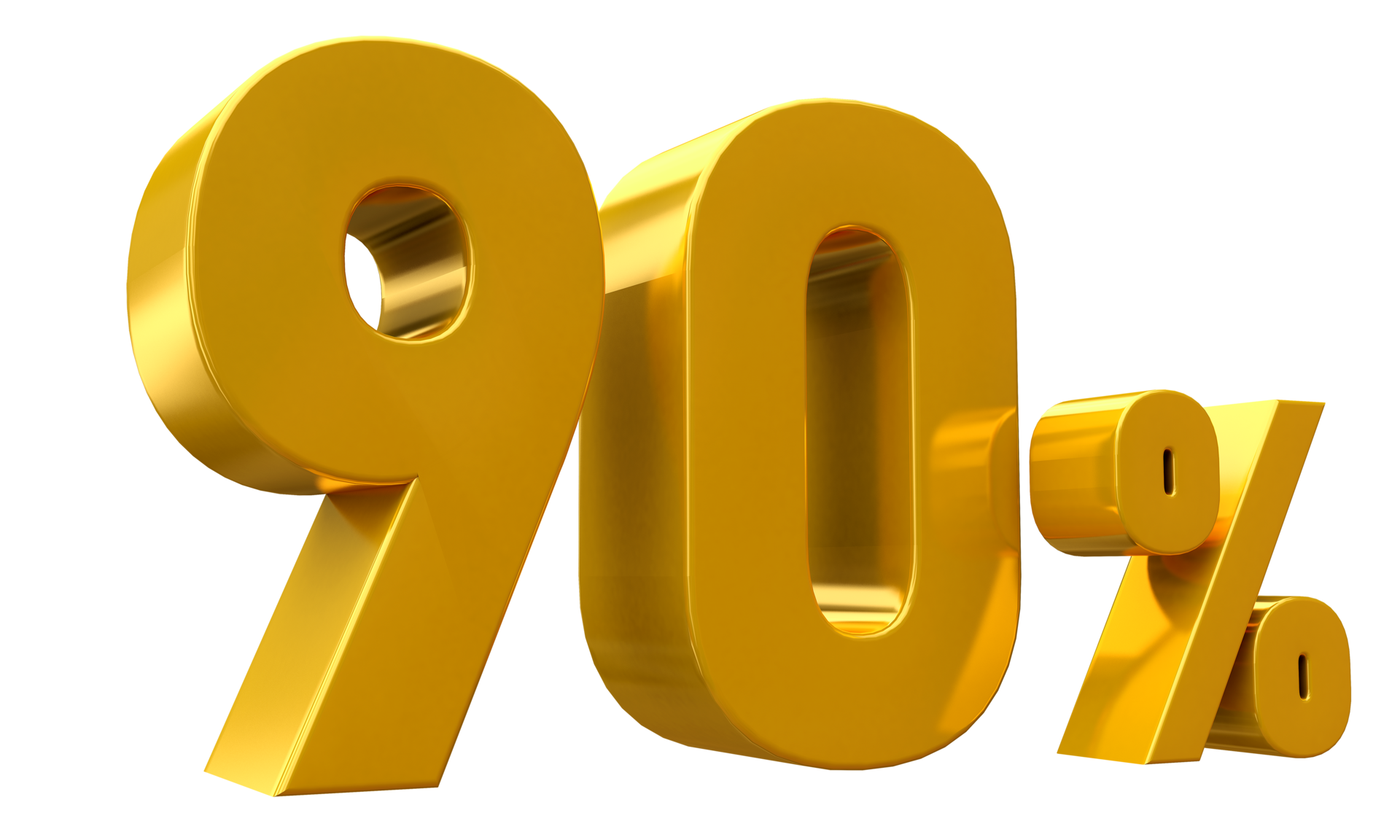 90 Percent Luxury Gold Offer In 3d 8880278 PNG 90-percent-luxury-gold-offer-in-3d-8880278-png