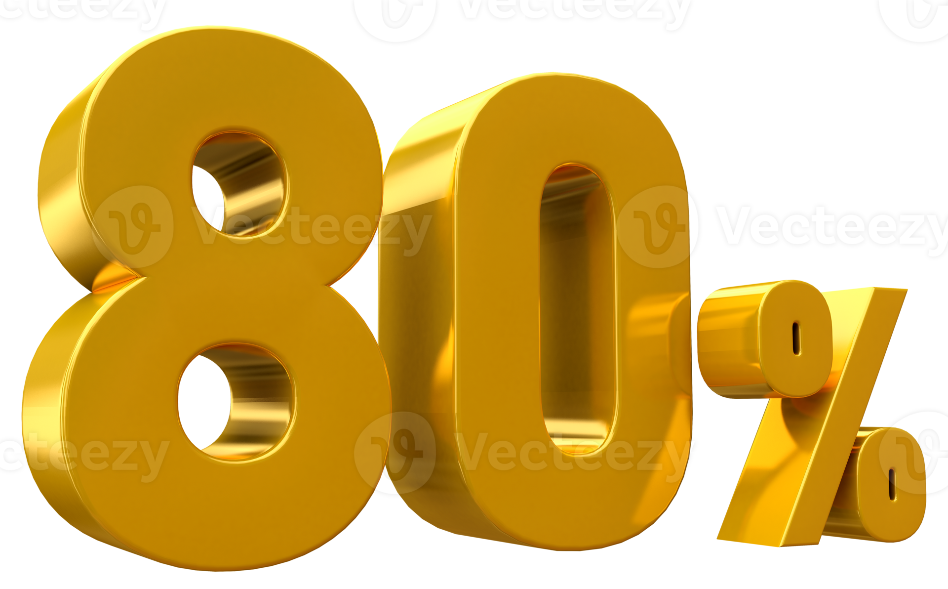 80 Percent Luxury Gold Offer In 3d 8880286 PNG 80-percent-luxury-gold-offer-in-3d-8880286-png