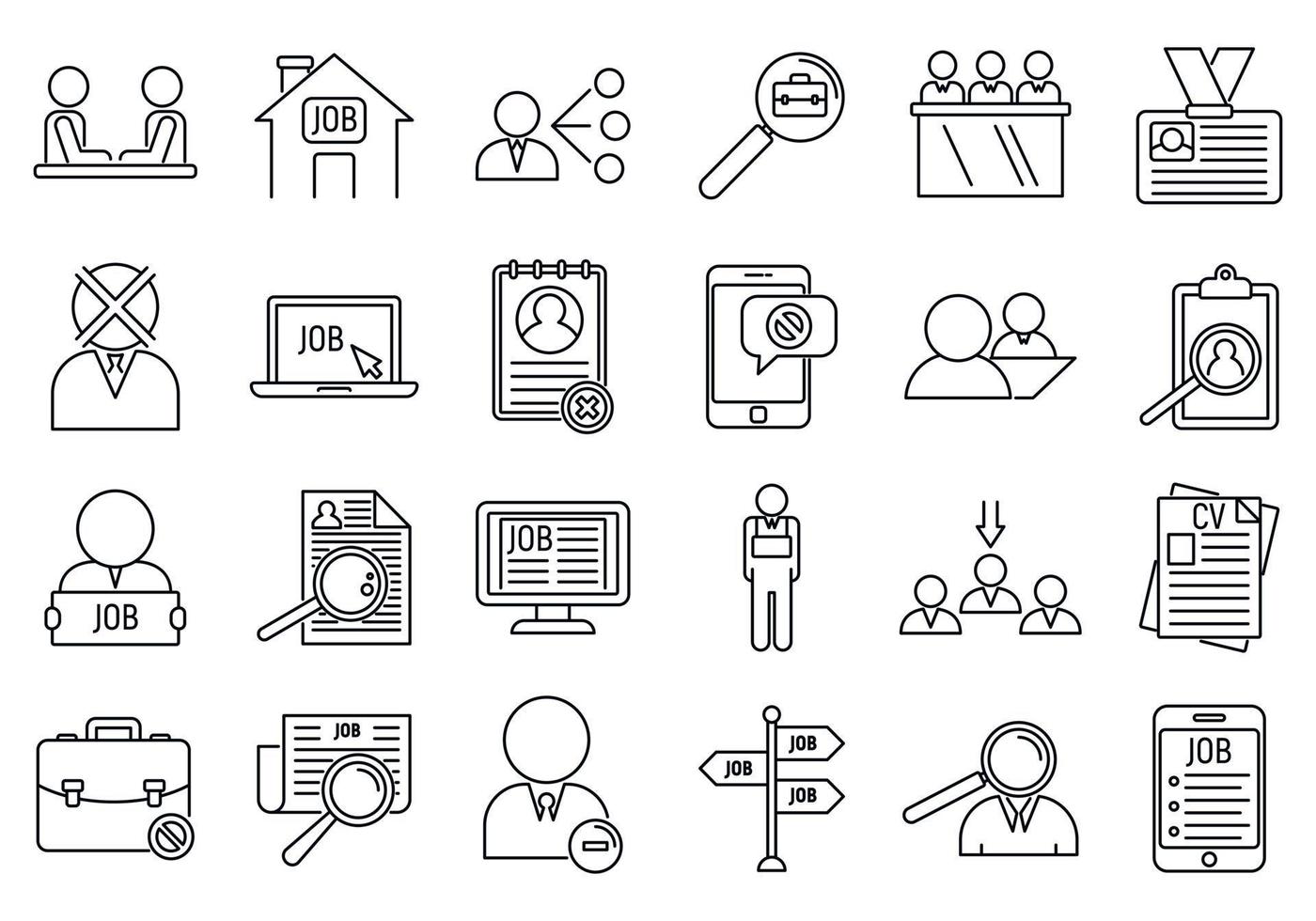 Unemployed office icon, outline style 8883124 Vector Art at Vecteezy Unemployed office icon, outline style 8883124 Vector Art at Vecteezy