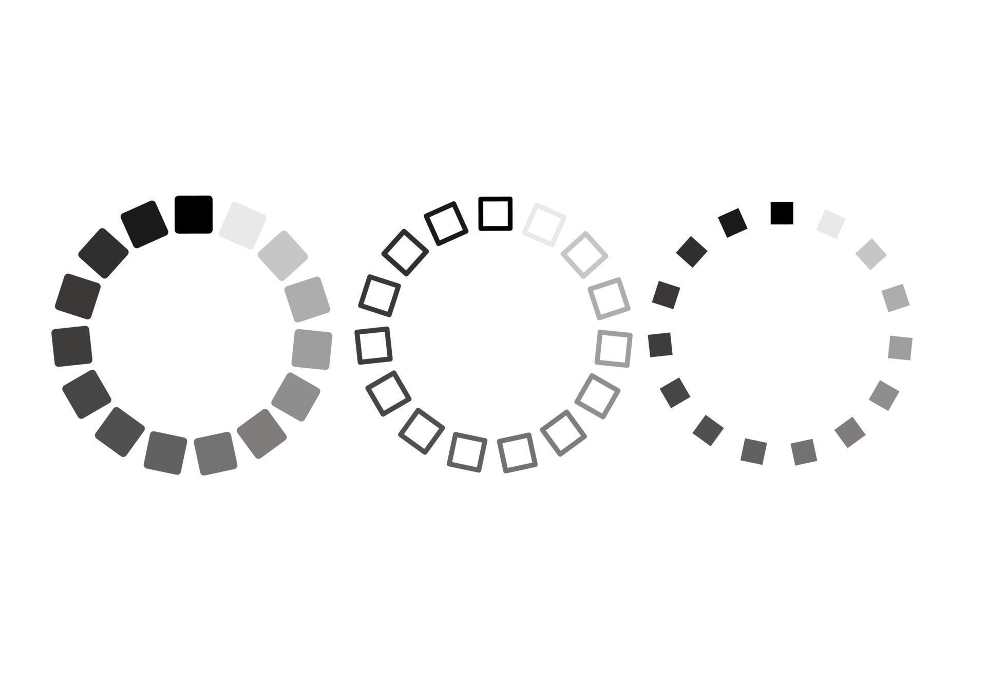 loading icon set isolated on white background 8895347 Vector Art at ...