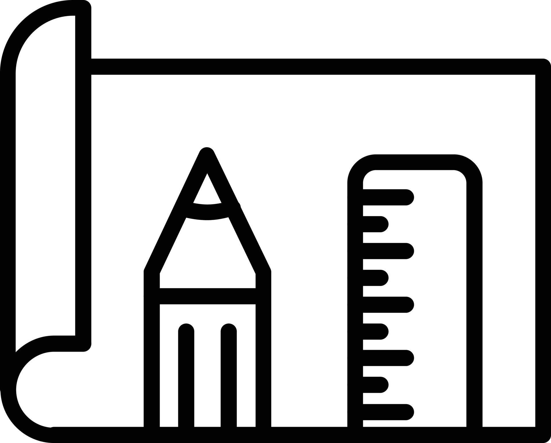 Architecture Vector Line Icon 8898170 Vector Art at Vecteezy