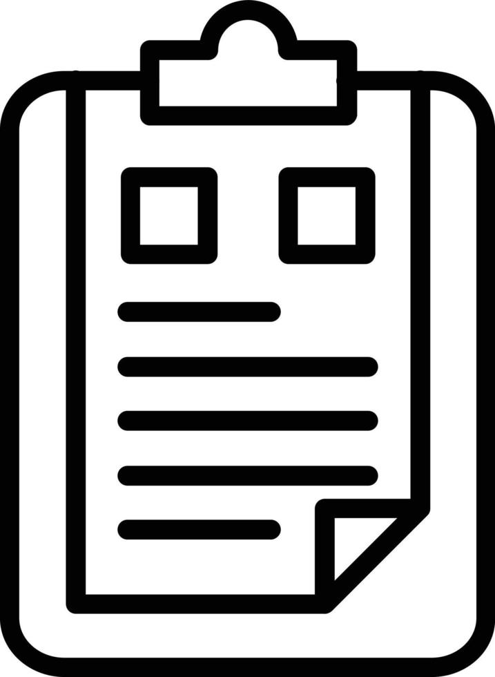 Assignment Vector Line Icon 8898303 Vector Art at Vecteezy