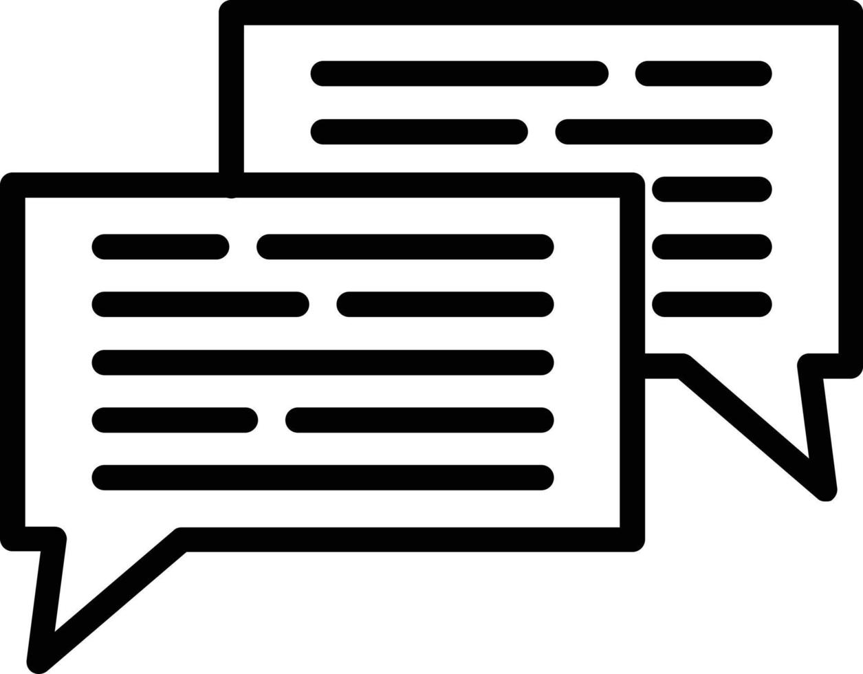 Message Vector Line Icon 8898639 Vector Art at Vecteezy