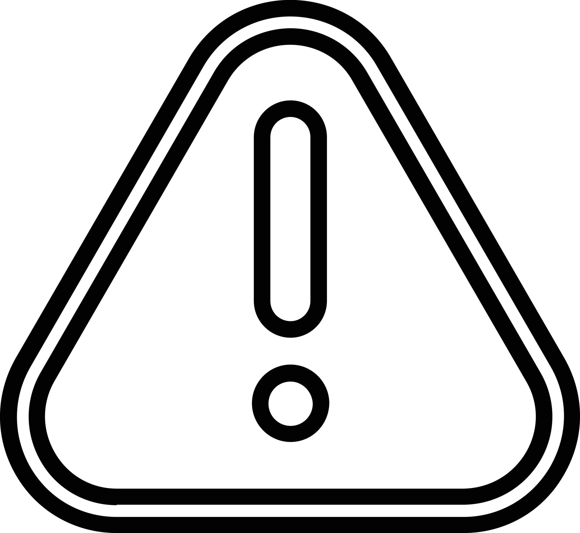 Warning Vector Line Icon 8899023 Vector Art at Vecteezy