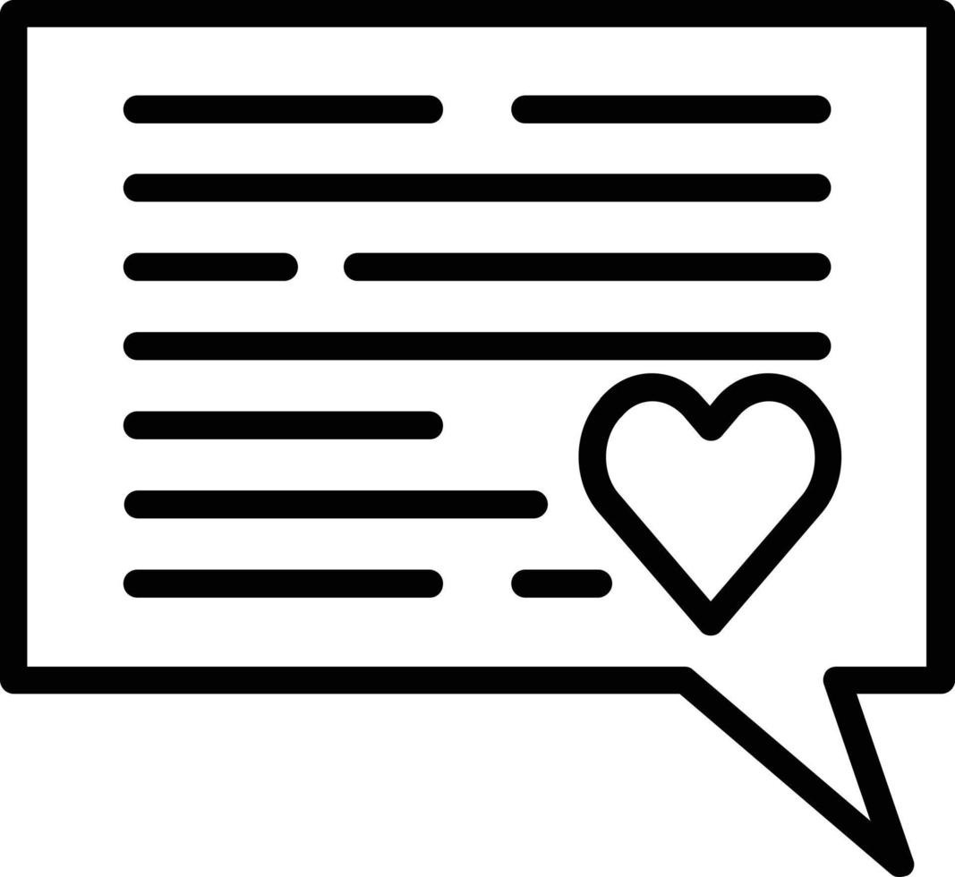 Message Vector Line Icon 8899373 Vector Art at Vecteezy