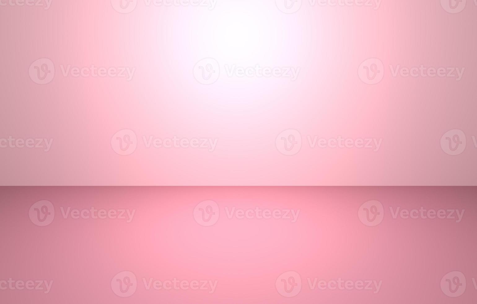 Representación 3d De Fondo De Concepto Mínimo Abstracto Rosa Vacío