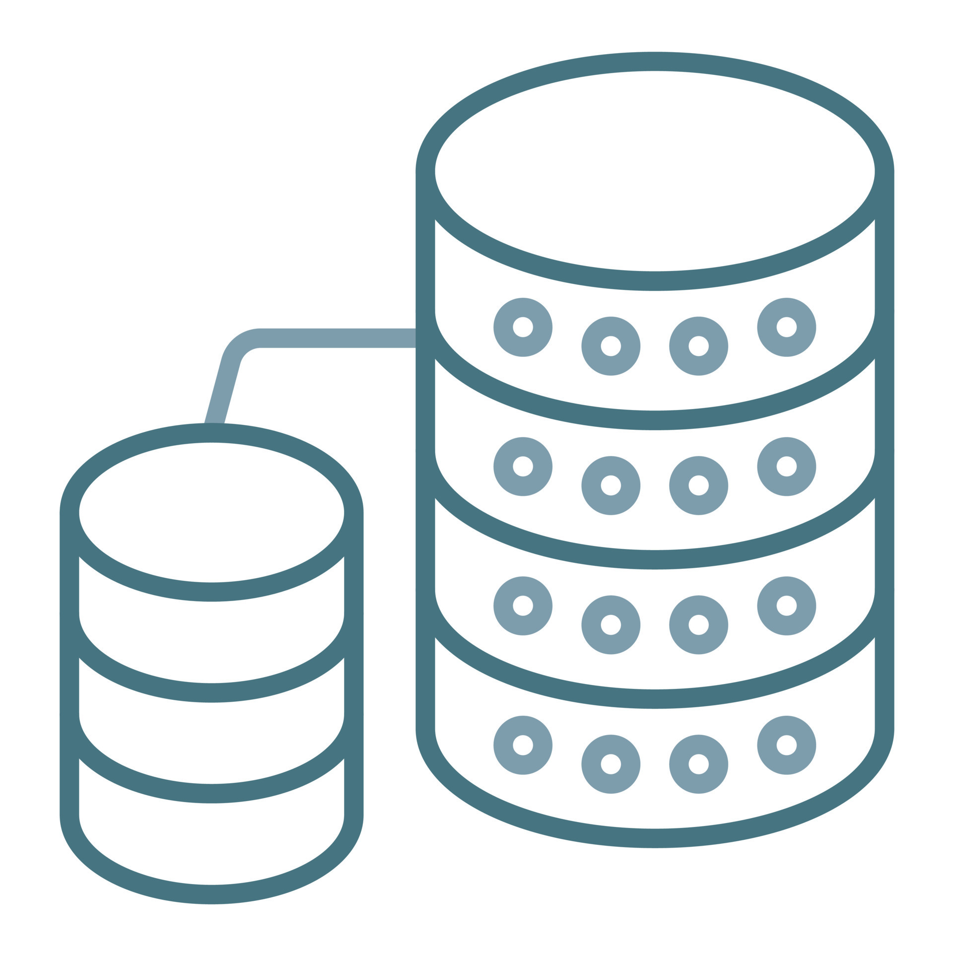 Database Line Two Color Icon 8904958 Vector Art at Vecteezy