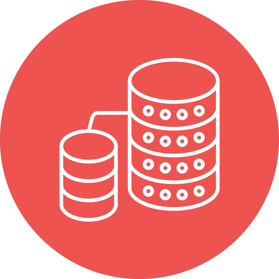 icono de fondo de círculo de línea de base de datos 8905237 Vector en ...