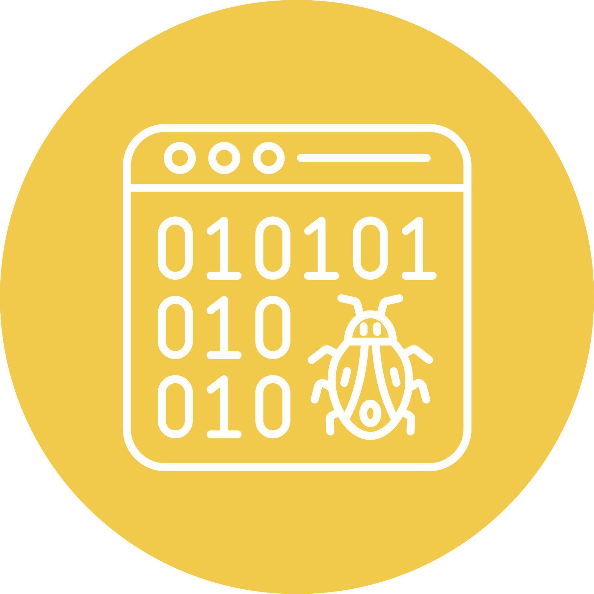 Hack Code Line Circle Background Icon 8905674 Vector Art at Vecteezy