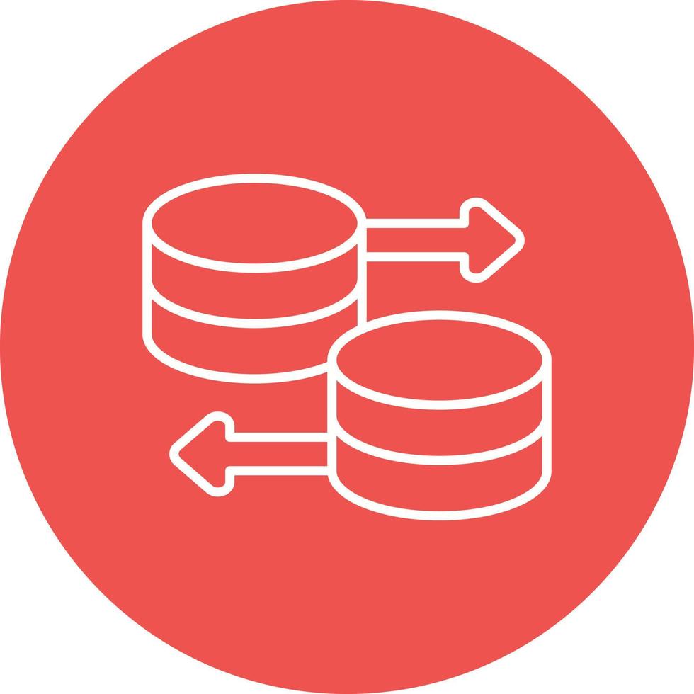 Database Line Circle Background Icon 8907149 Vector Art at Vecteezy