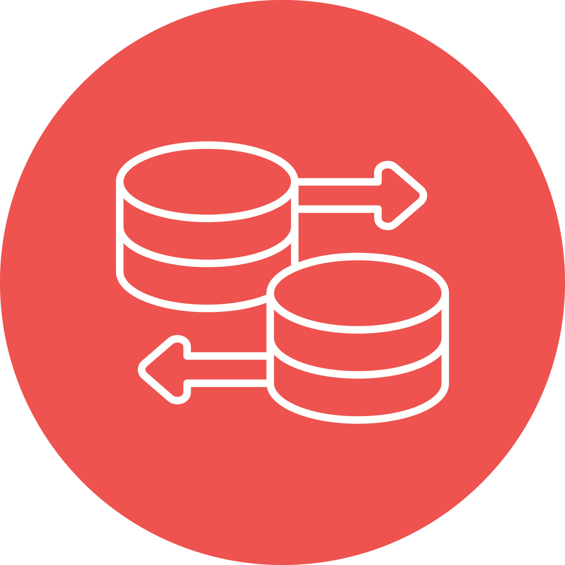 Database Line Circle Background Icon 8907149 Vector Art at Vecteezy