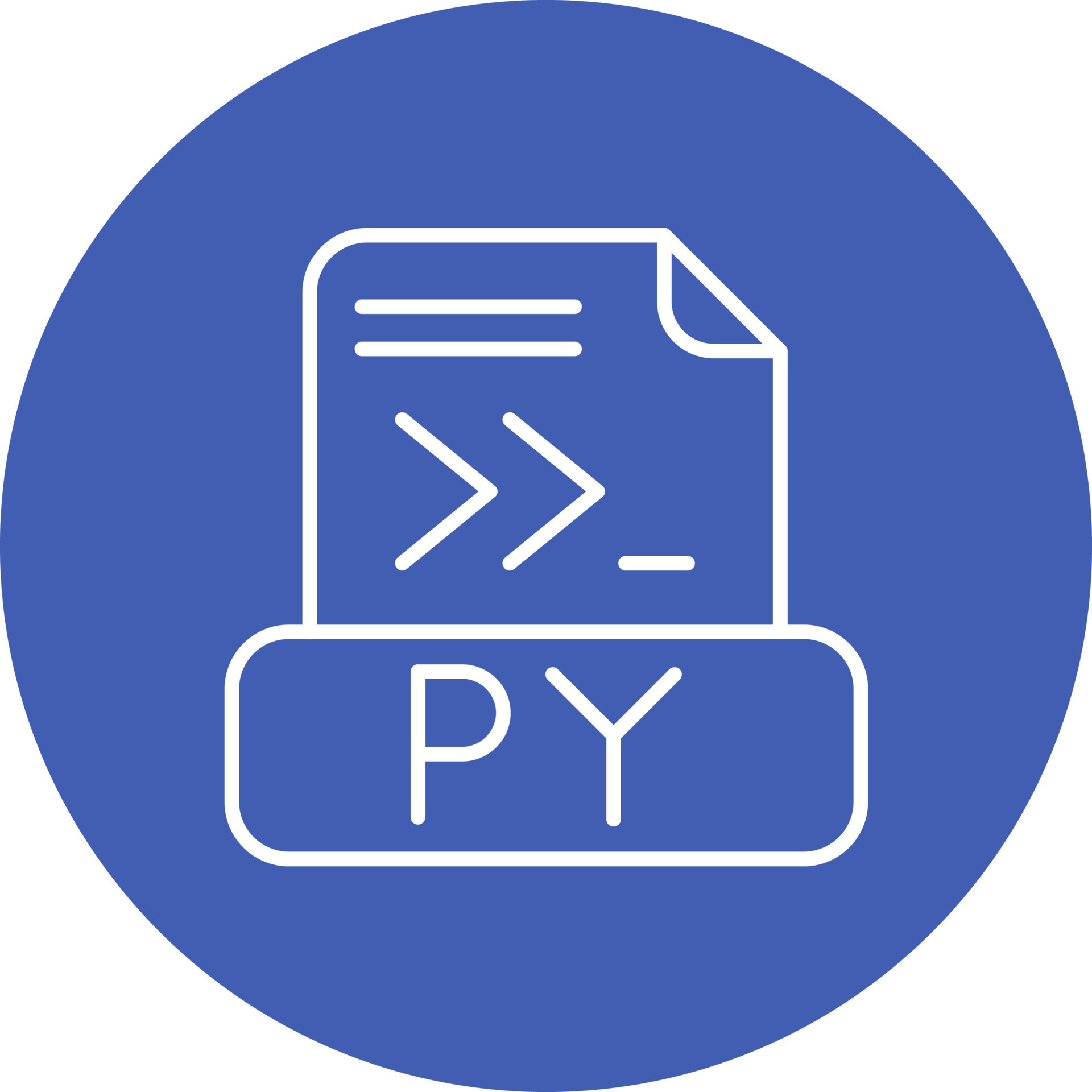 icono de fondo de círculo de línea de archivo de Python 8907382 Vector ...