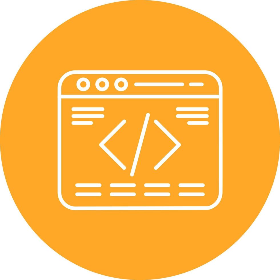 Web Programming Line Circle Background Icon 8907850 Vector Art at Vecteezy