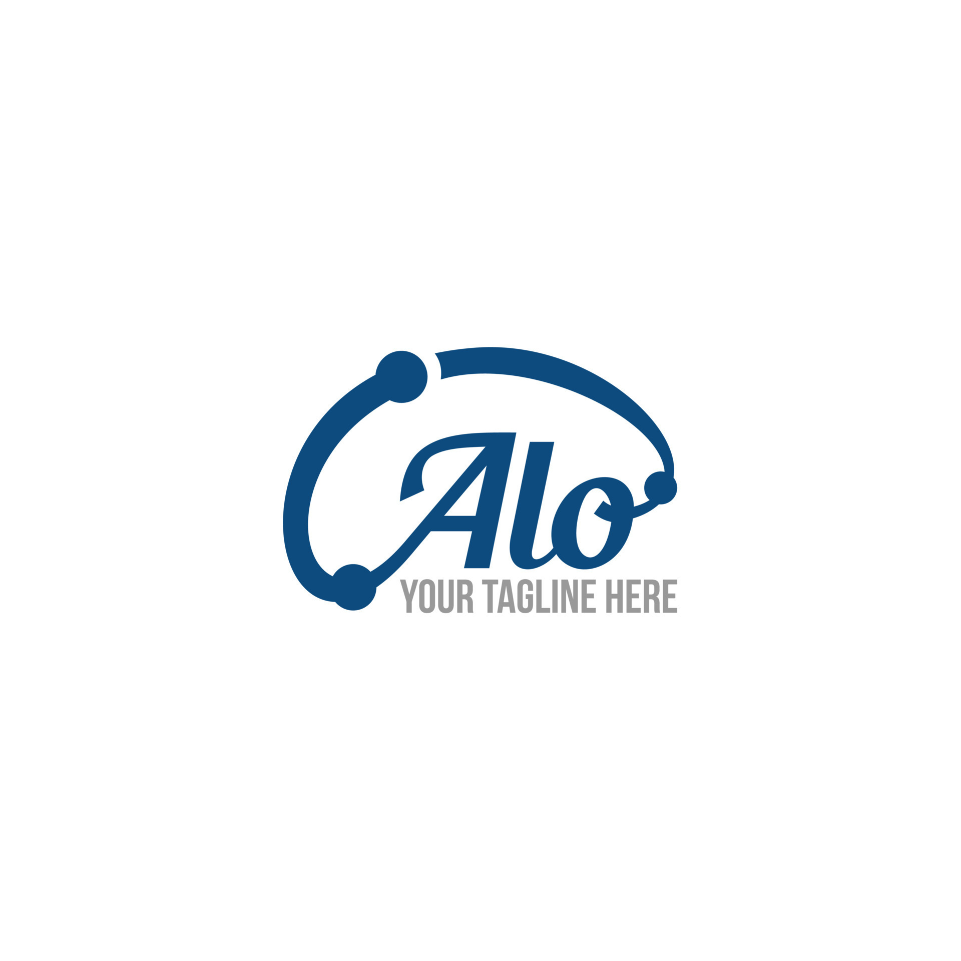 diseño de signo de logotipo de cerebro inteligente alo 8914786 Vector en Vecteezy