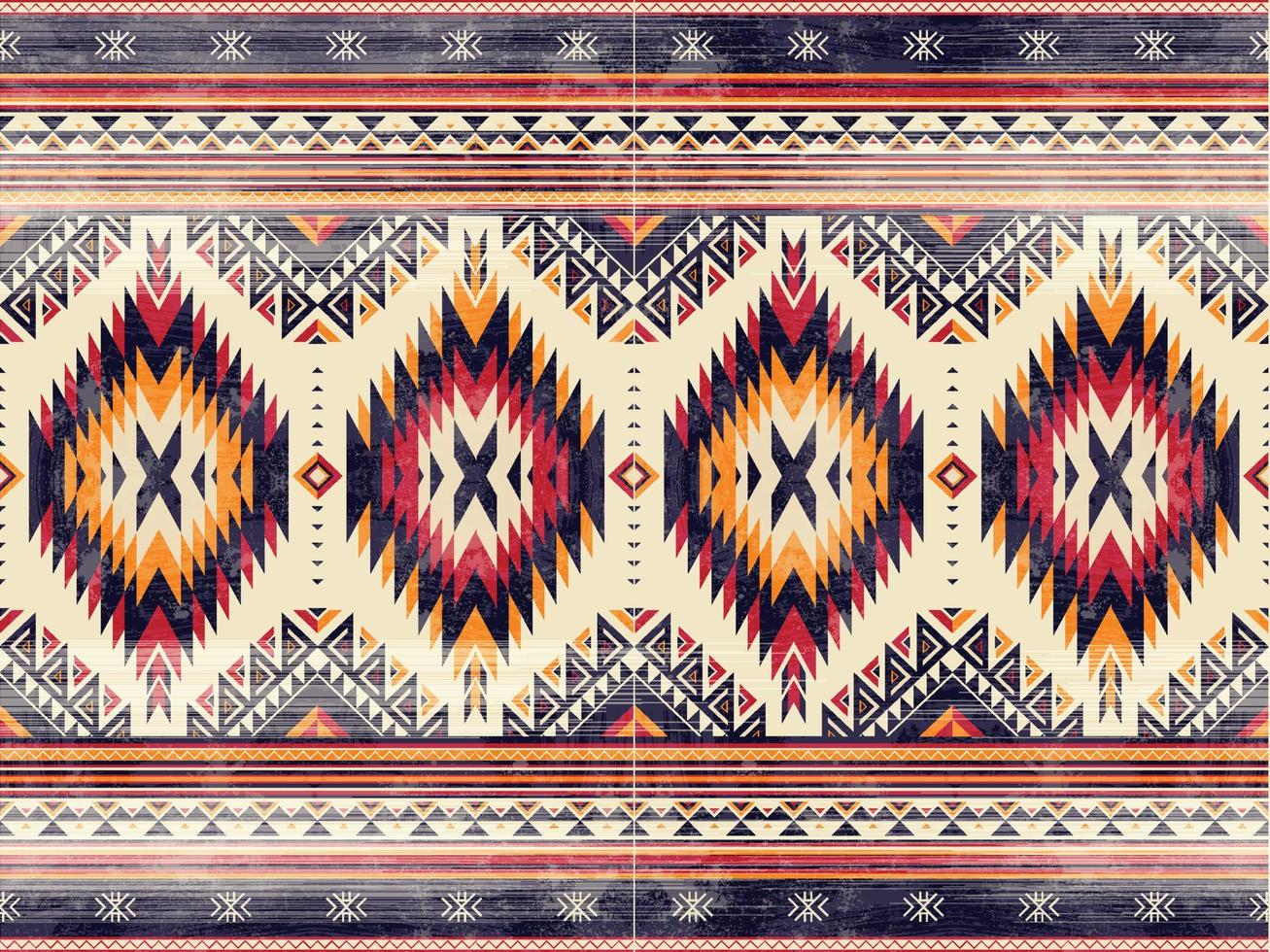 Native american indian ornament pattern geometric ethnic textile ...