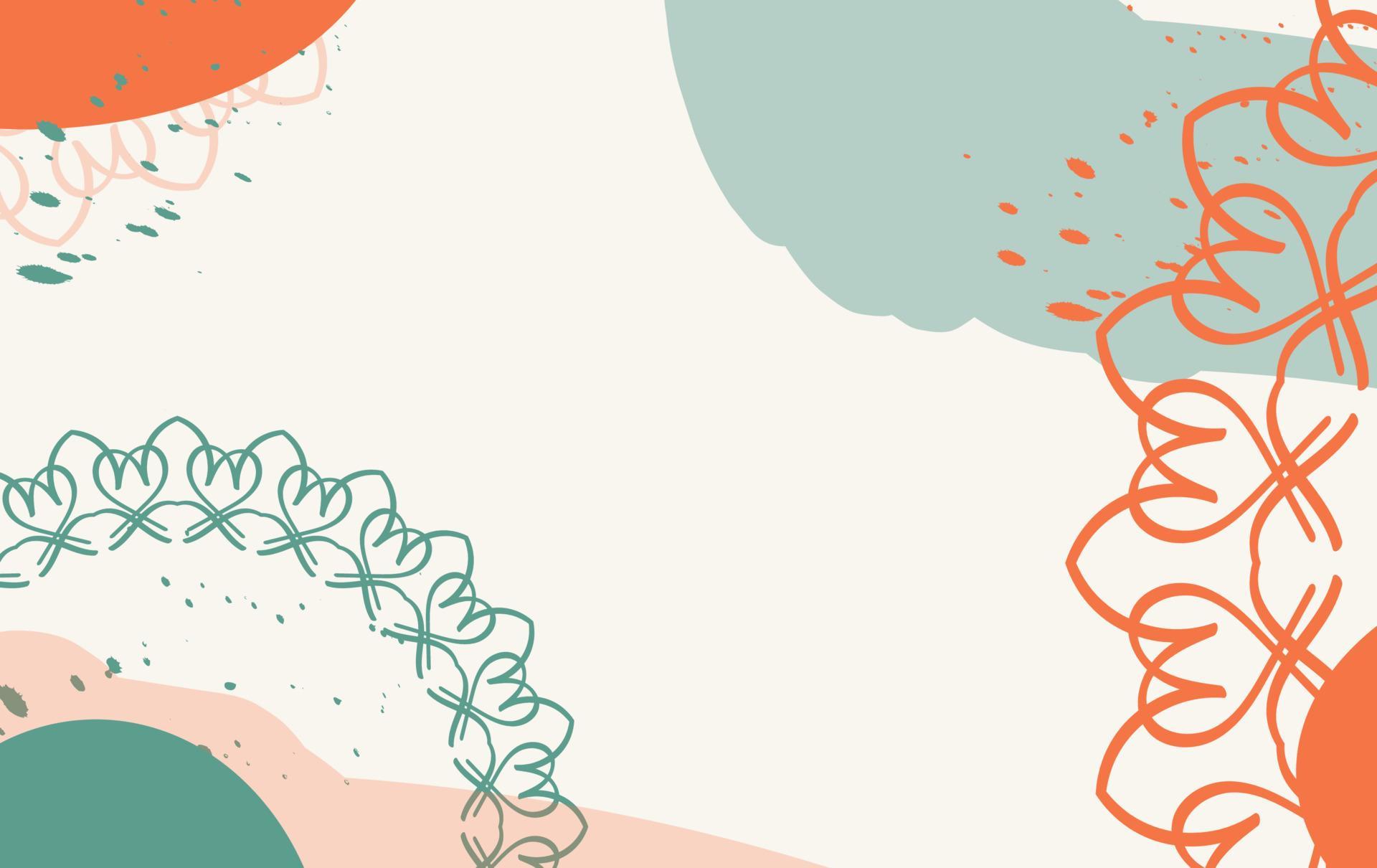 Abstract round ornament in pastel colorful background, Creative design ...