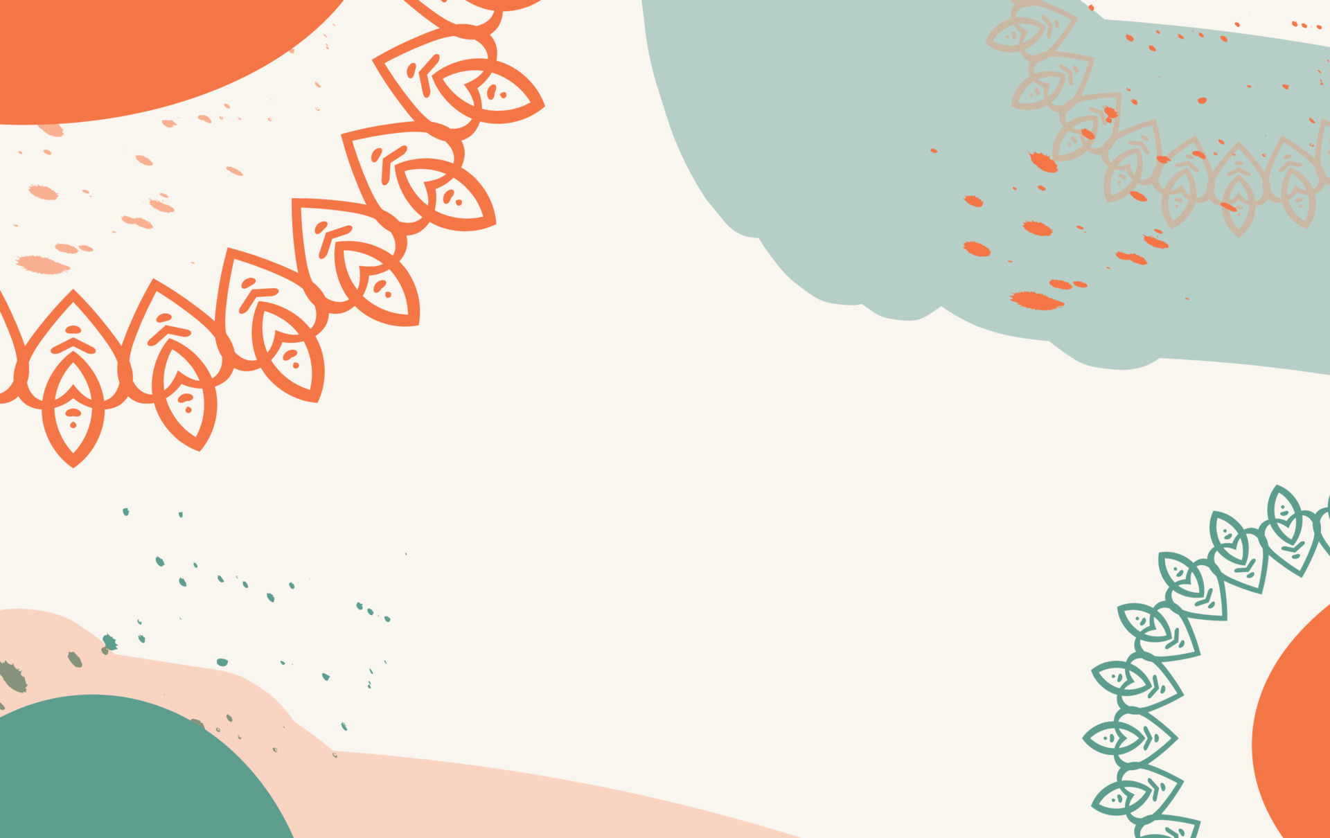 Abstract round ornament in pastel colorful background, Creative design ...