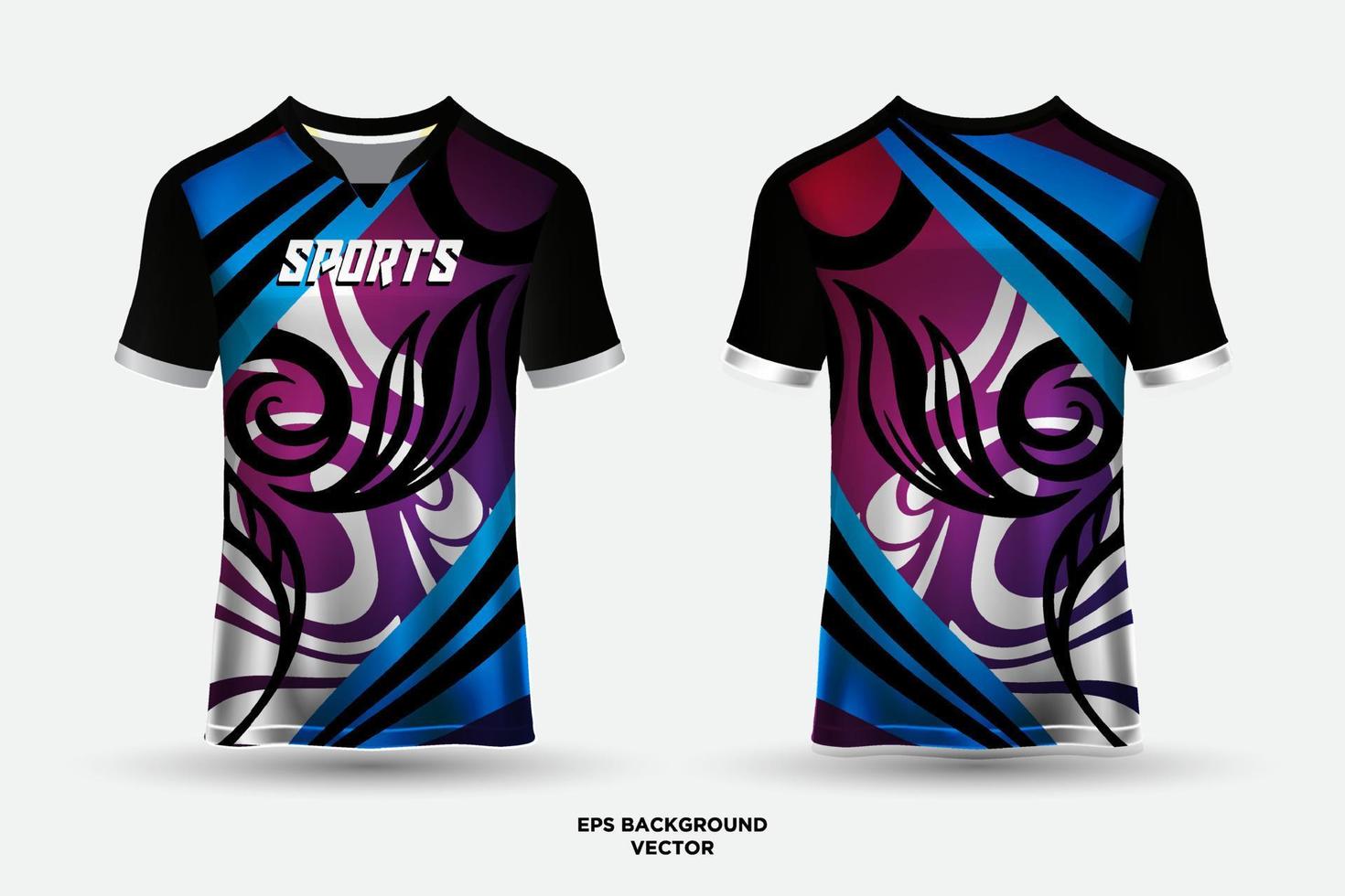 Incredible And Fantastic Sports Jersey Design T Shirts 8925799 Vector
