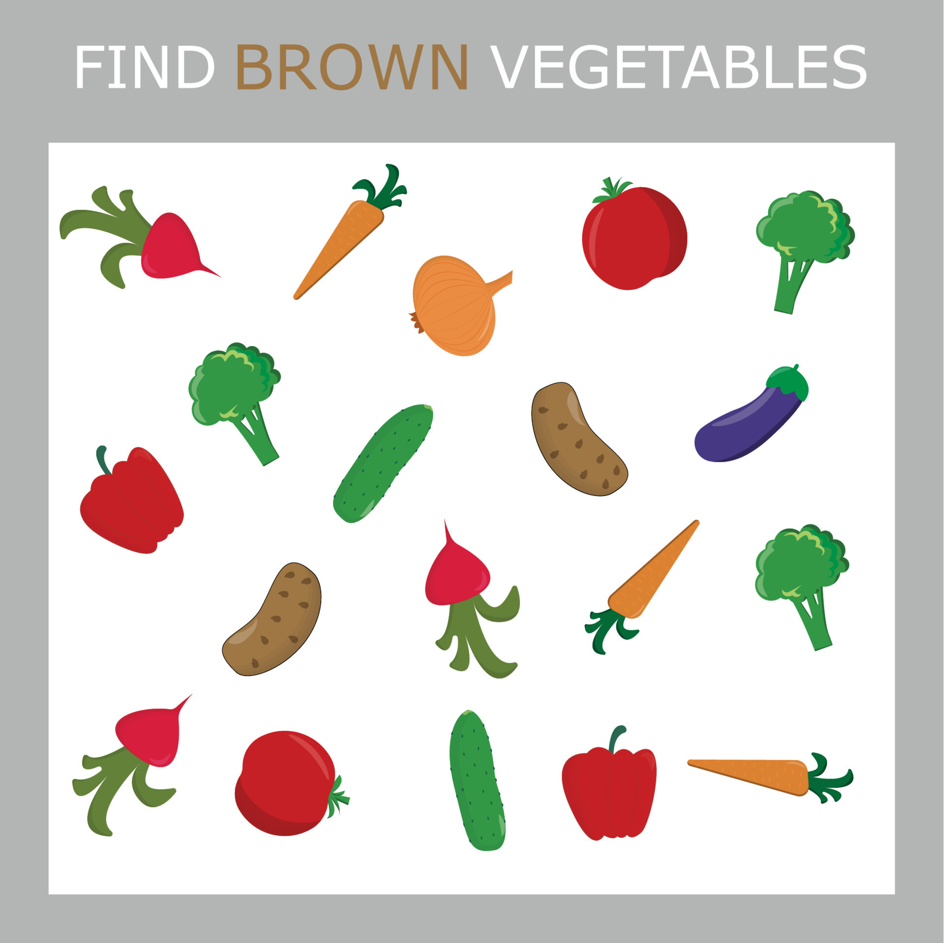 Children's educational game. 8926481 Vector Art at Vecteezy