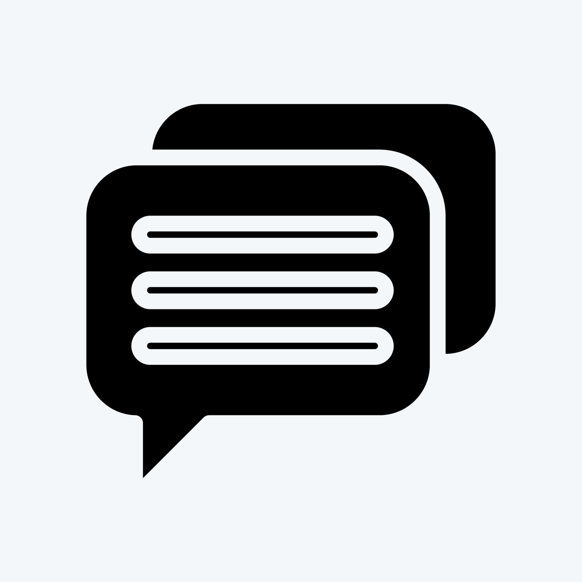 Icon Messages. suitable for Branding symbol. glyph style. simple design ...