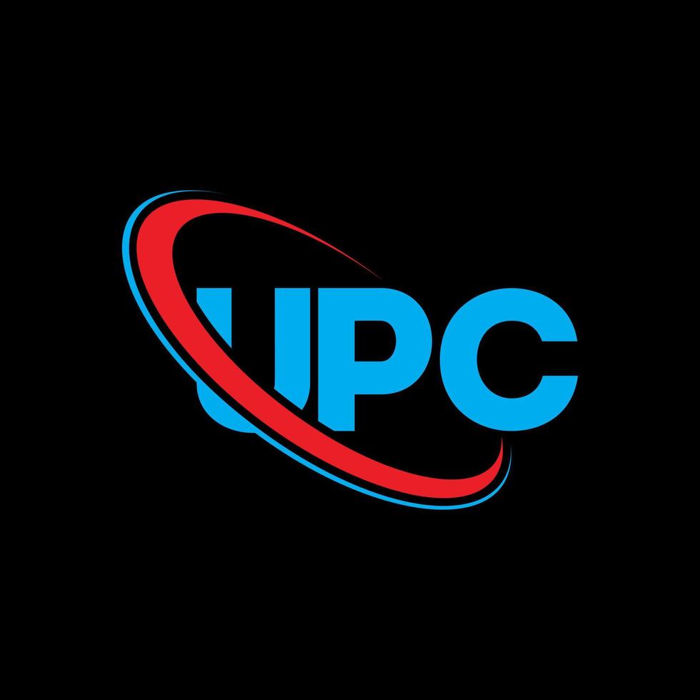 UPC logo. UPC letter. UPC letter logo design. Initials UPC logo linked ...
