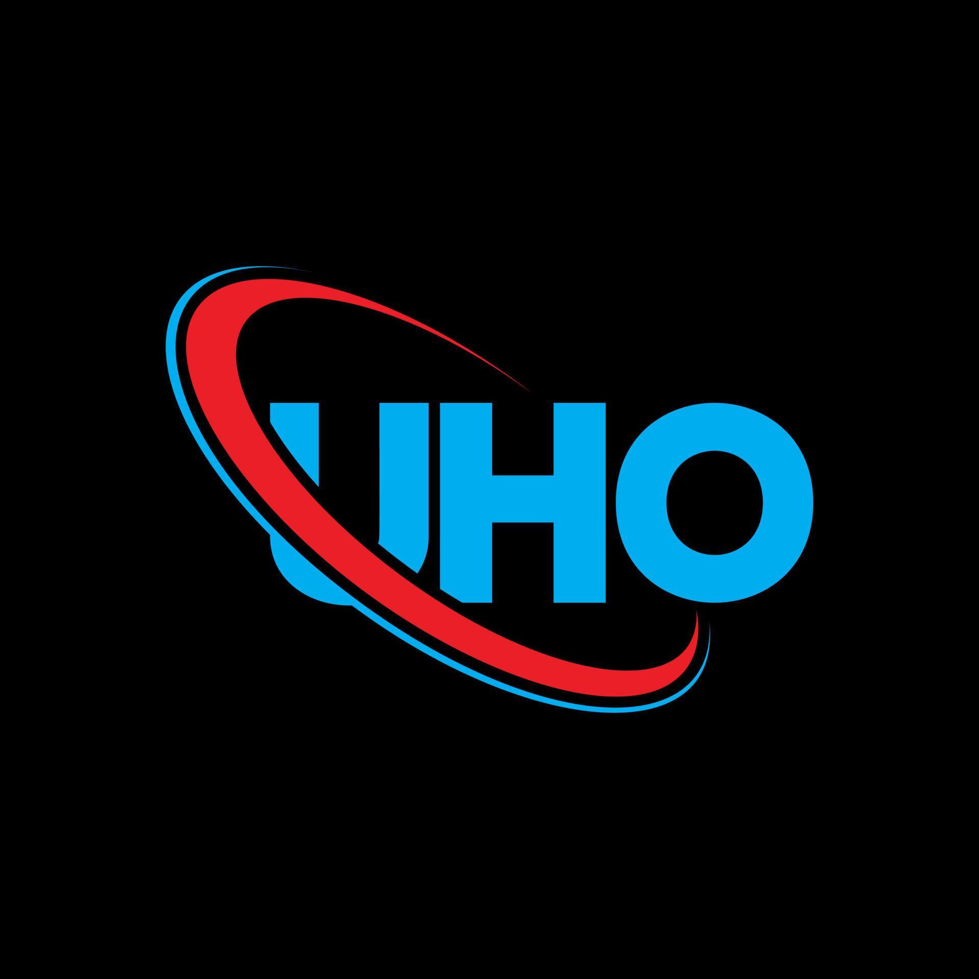 UHO logo. UHO letter. UHO letter logo design. Initials UHO logo linked with circle and uppercase ...