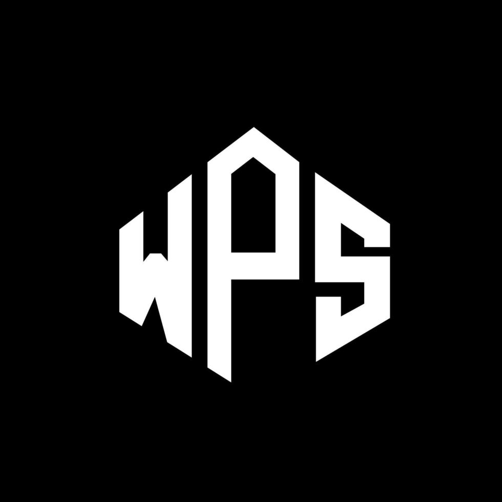 Wps Letter Logo Design With Polygon Shape Wps Polygon And Cube Shape Logo Design Wps Hexagon
