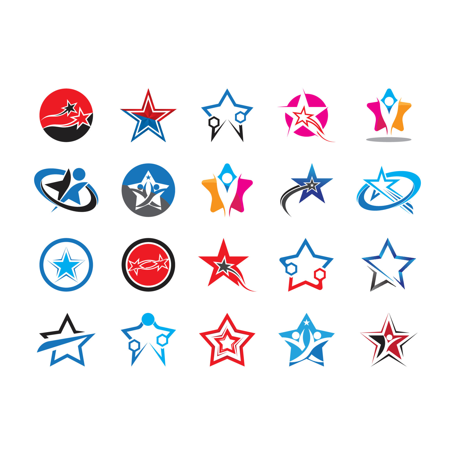 Star icon template vector 8961709 Vector Art at Vecteezy