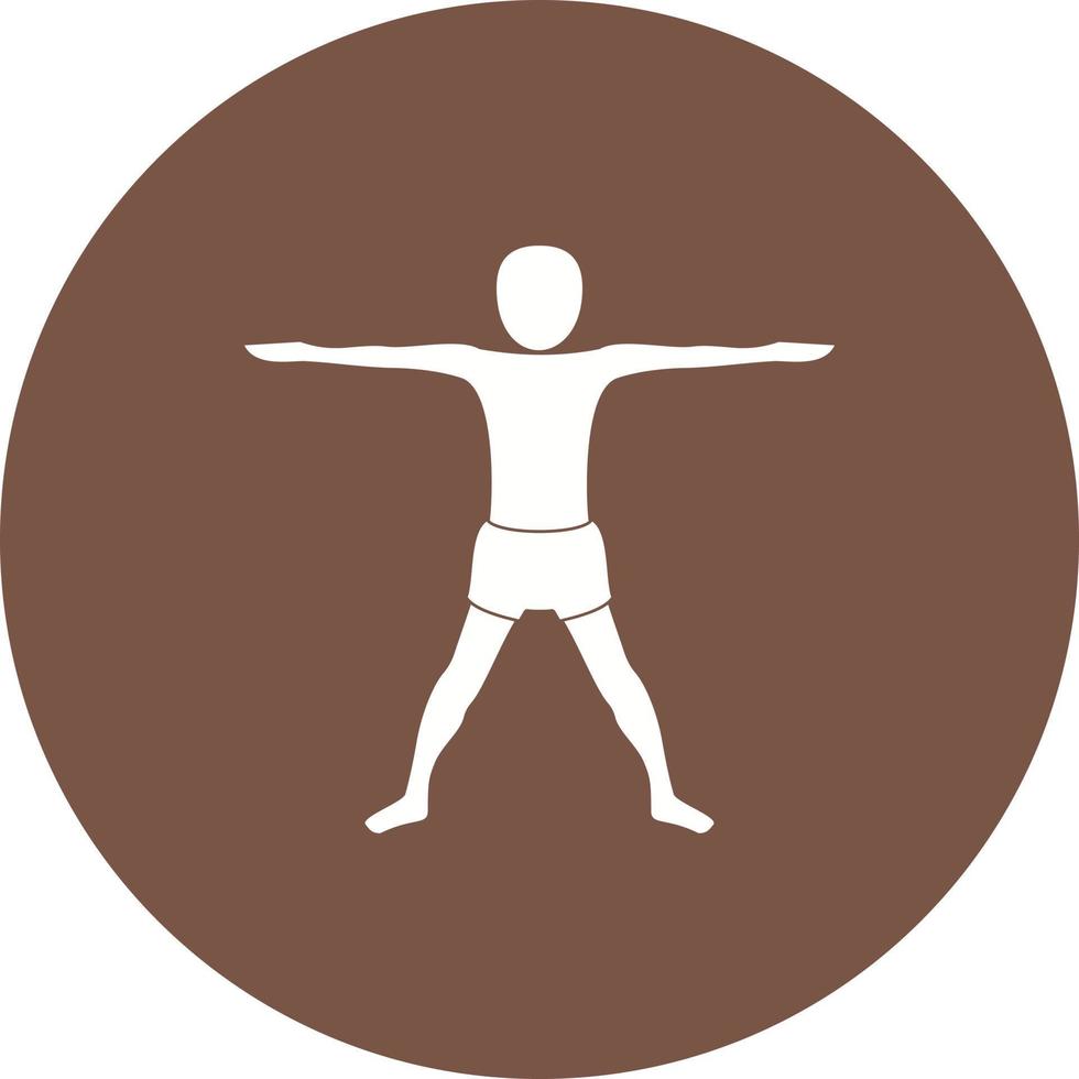 Extended Pose Circle Background Icon 8963989 Vector Art at Vecteezy