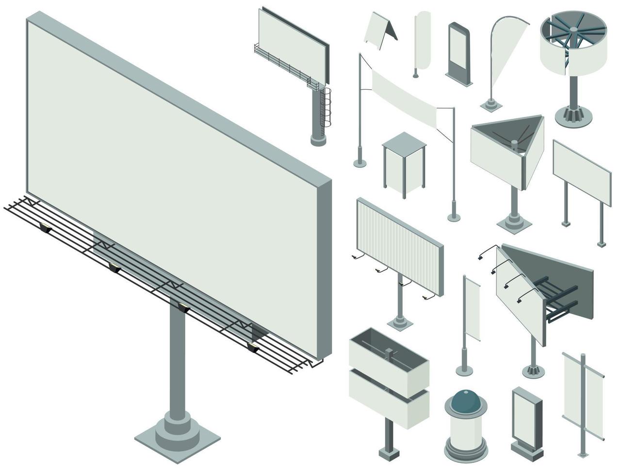Outdoor advertising icons set, isometric style 8967077 Vector Art at ... Outdoor advertising icons set, isometric style 8967077 Vector Art at ...