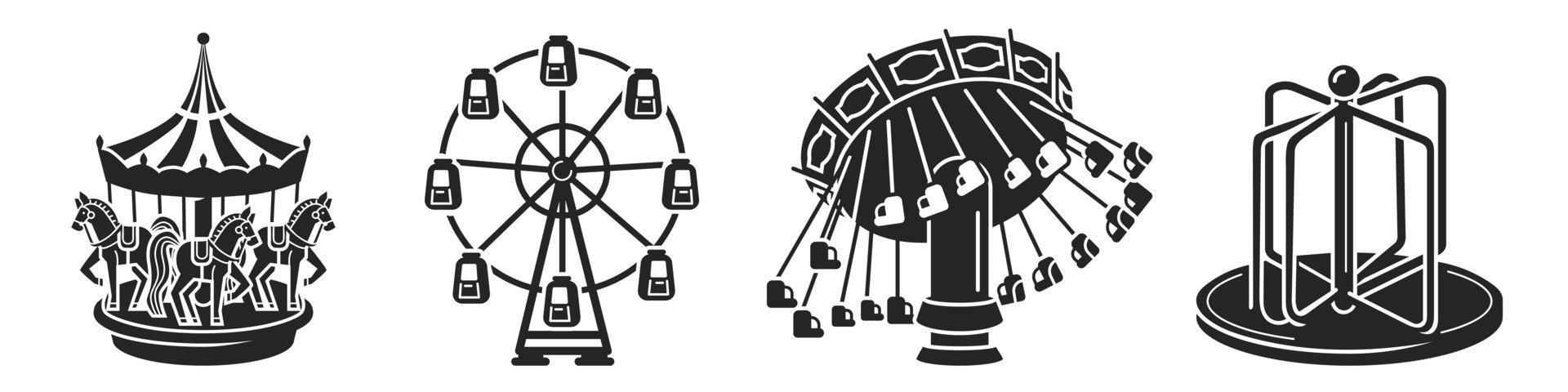 Carousel icons set, simple style 8967597 Vector Art at Vecteezy