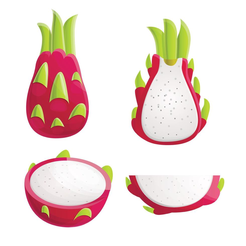 Pitaya icons set, cartoon style 8967842 Vector Art at Vecteezy Pitaya icons set, cartoon style 8967842 Vector Art at Vecteezy