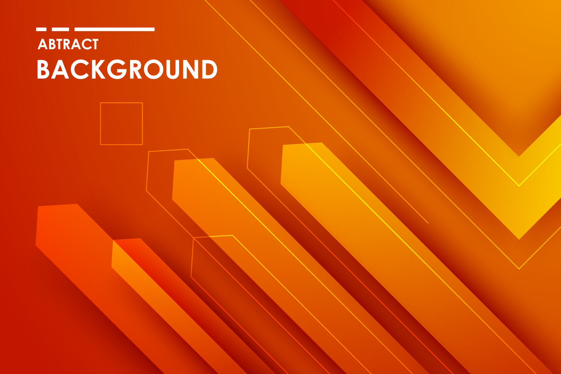 Abstract Modern Background Gradient Color Orange Gradient Arrow Shape