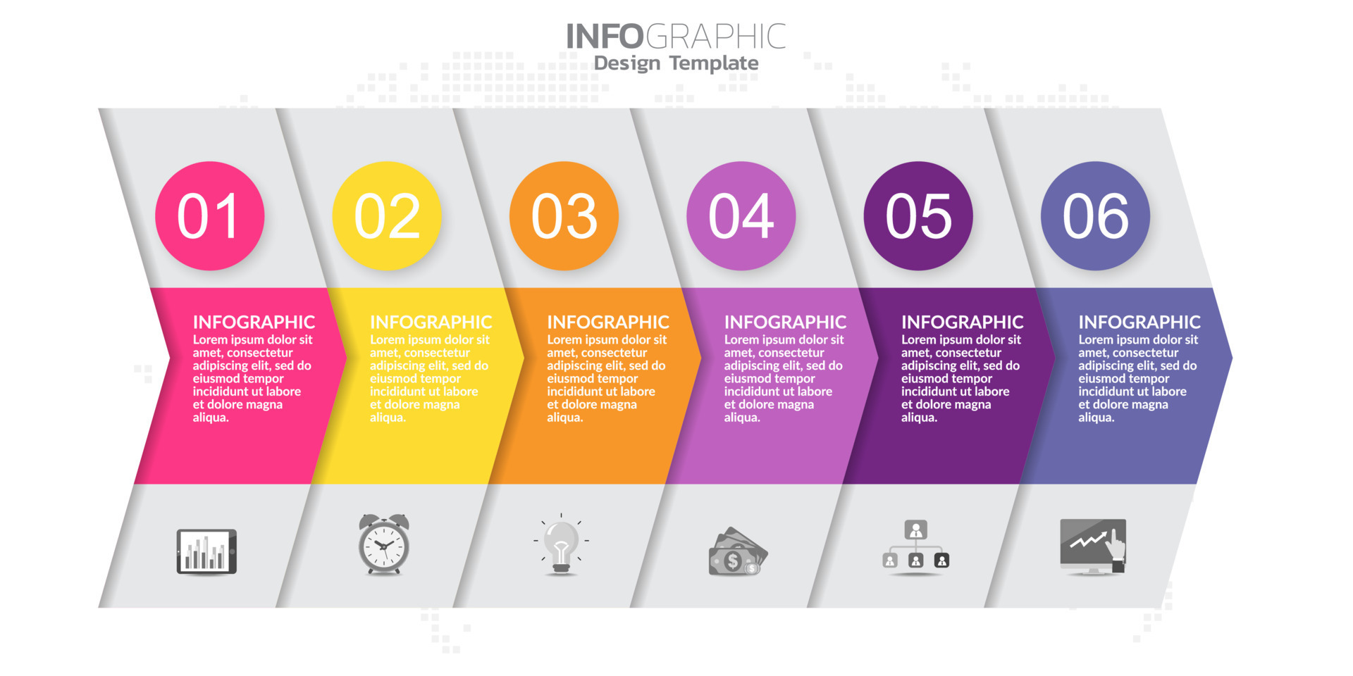 Infographic timeline elements for content, diagram, flowchart, steps ...