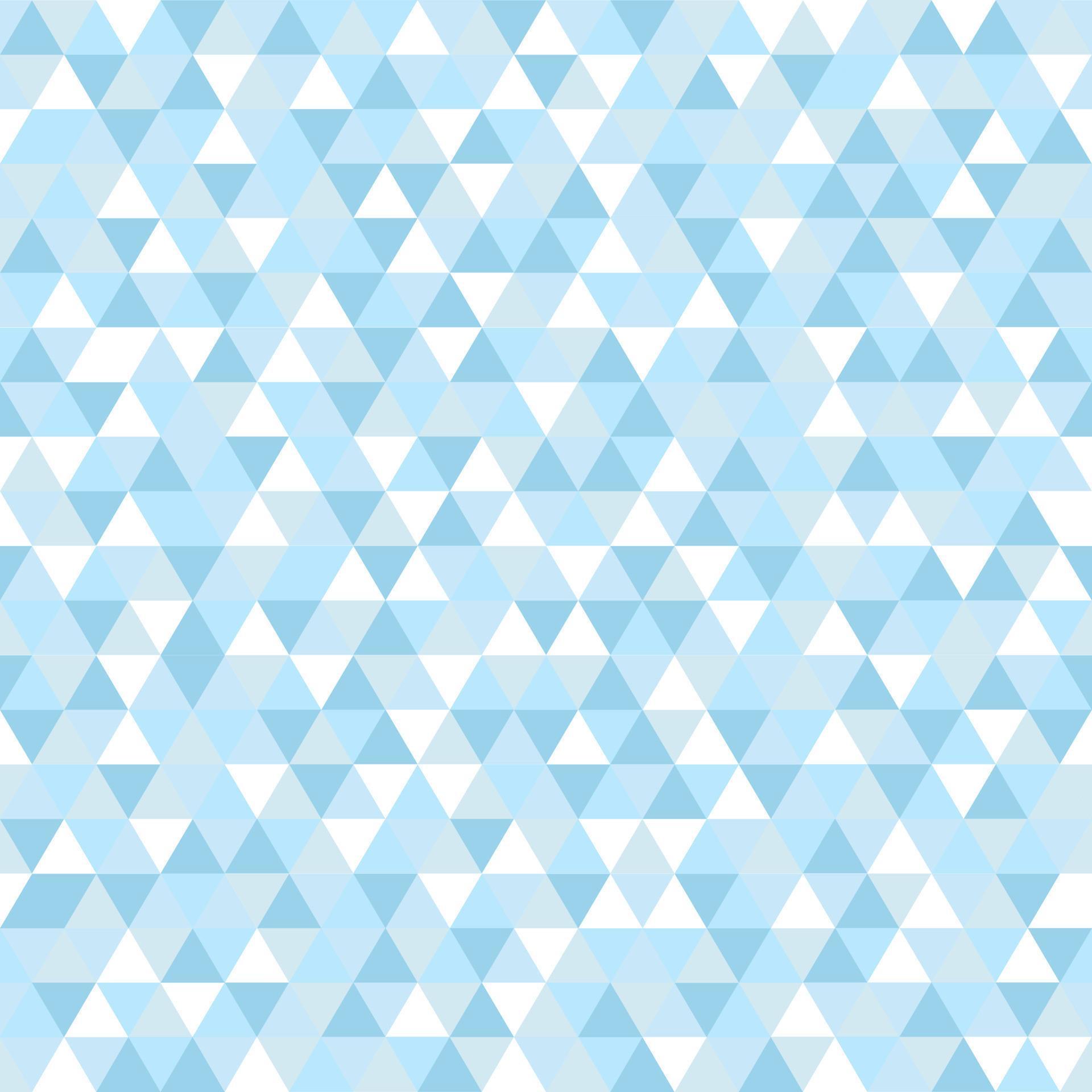 Abstract Geometry Triangle Light Blue Seamless Background Retro Triangle Pattern Vector