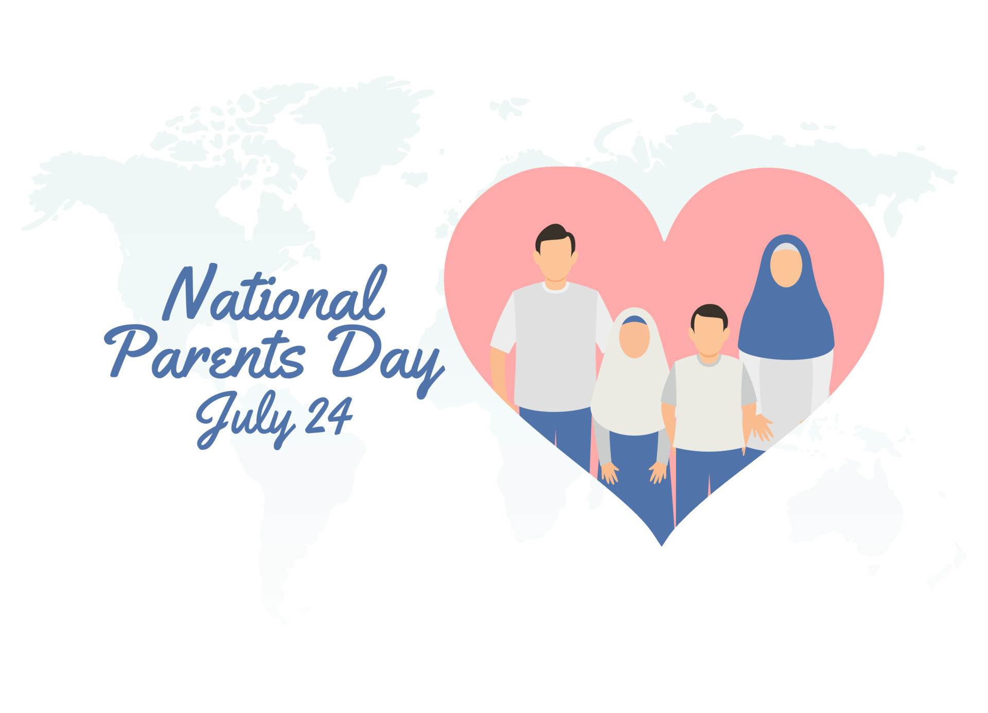 Vector Graphic Of National Parents Day Good For National Parents Day vector-graphic-of-national-parents-day-good-for-national-parents-day