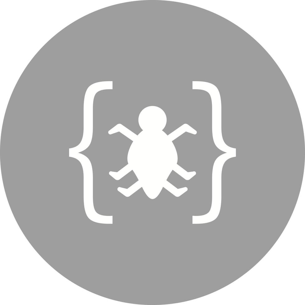 Bug in Code Circle Background Icon 8980695 Vector Art at Vecteezy