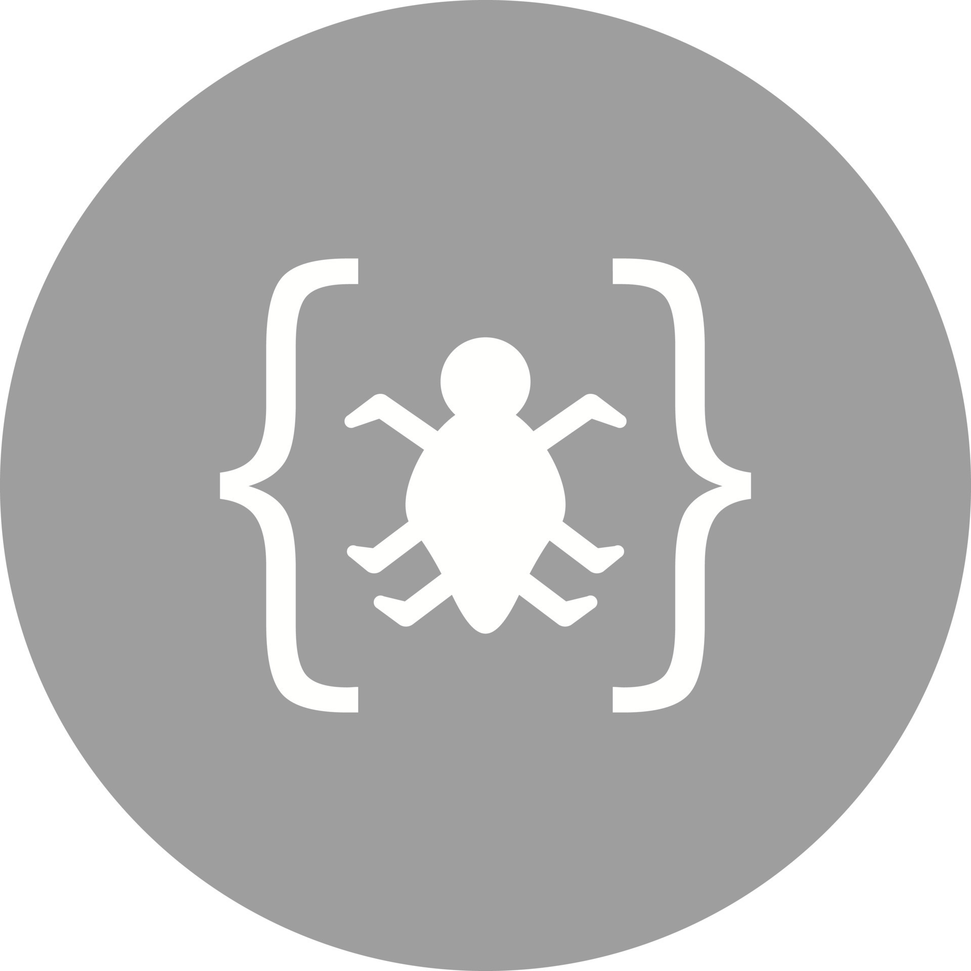 Bug in Code Circle Background Icon 8980695 Vector Art at Vecteezy