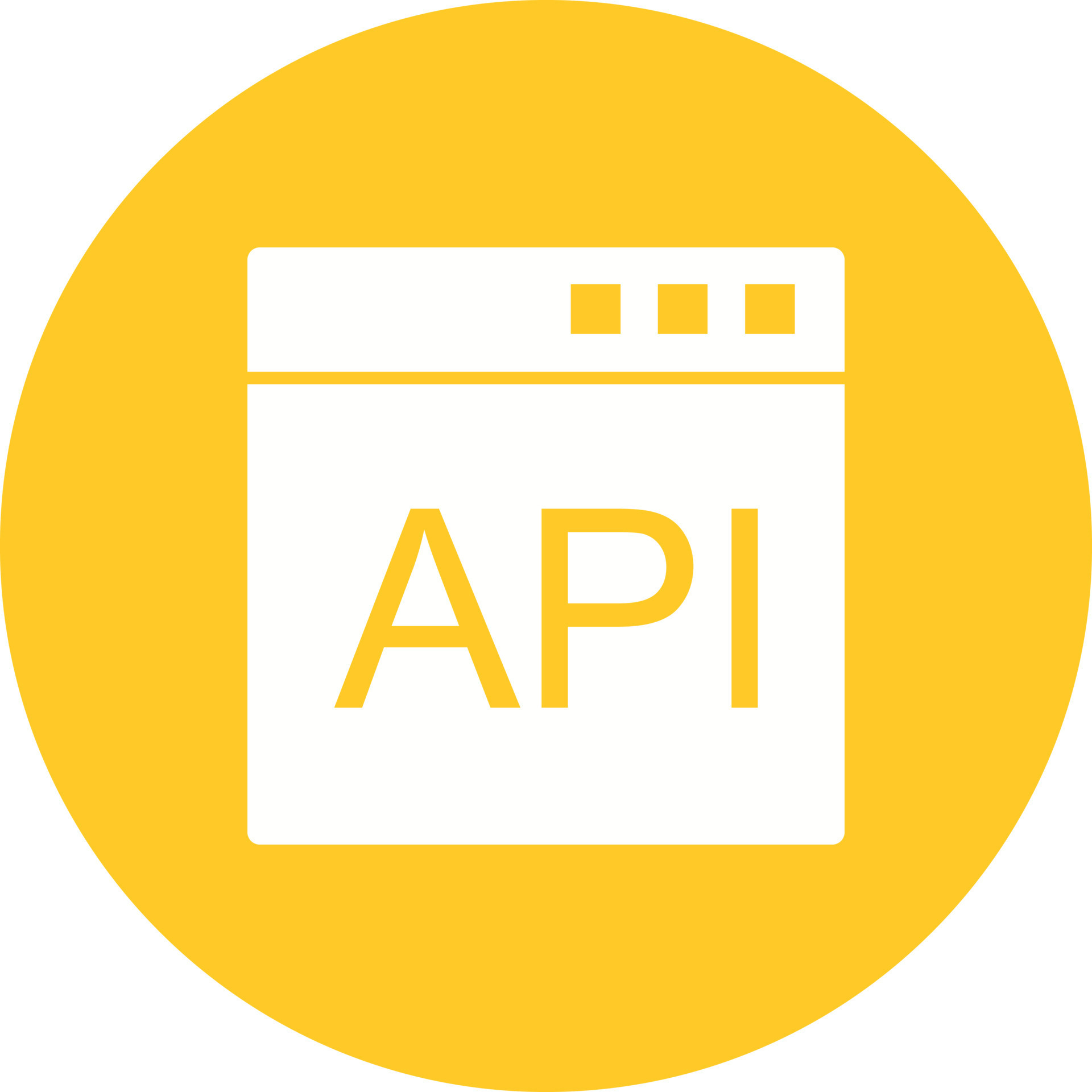 API Circle Background Icon 8980759 Vector Art at Vecteezy